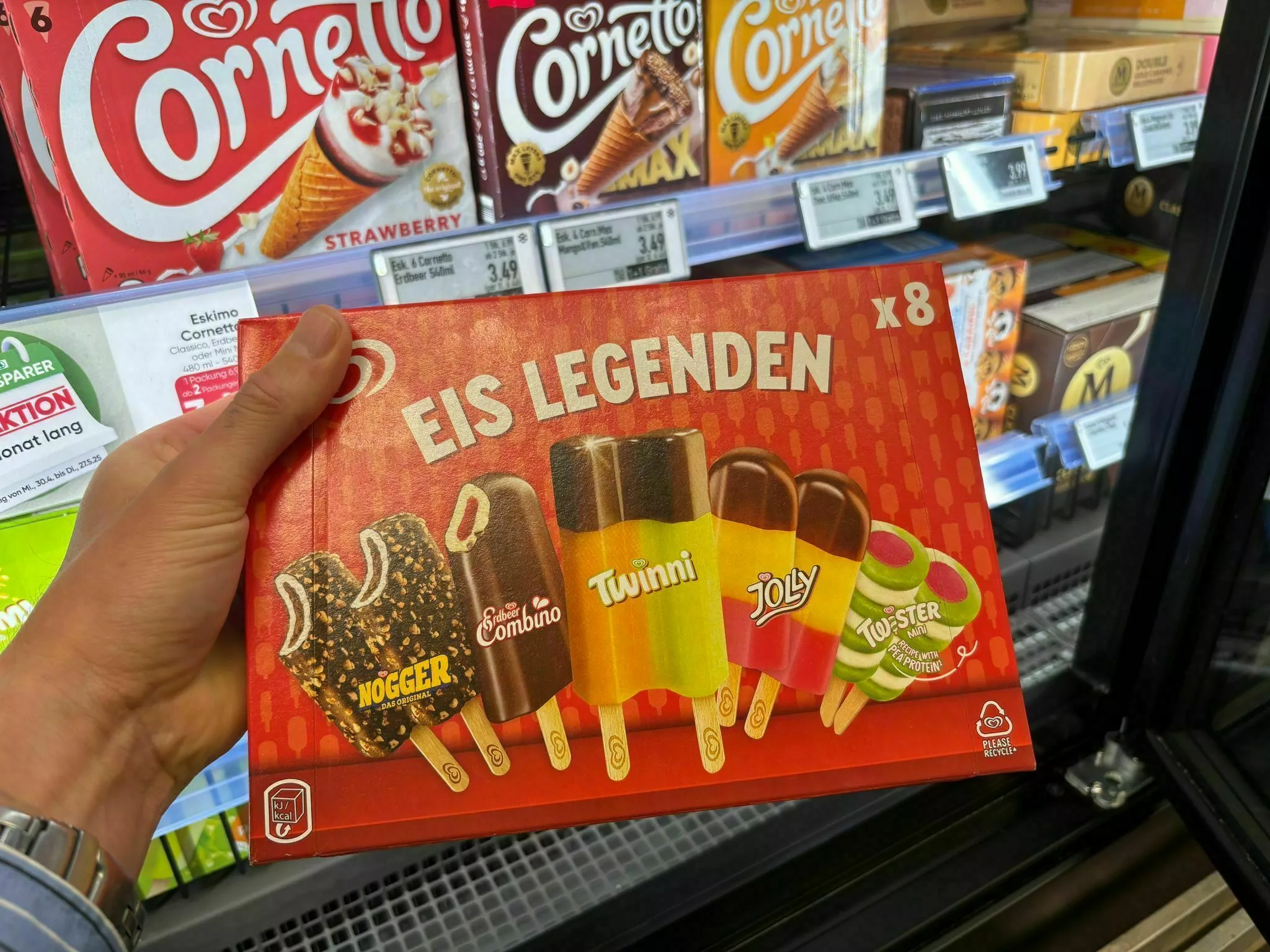 Eis-Liebe: Ein Hernalser will mit einer Petition das "Brickerl" retten ...