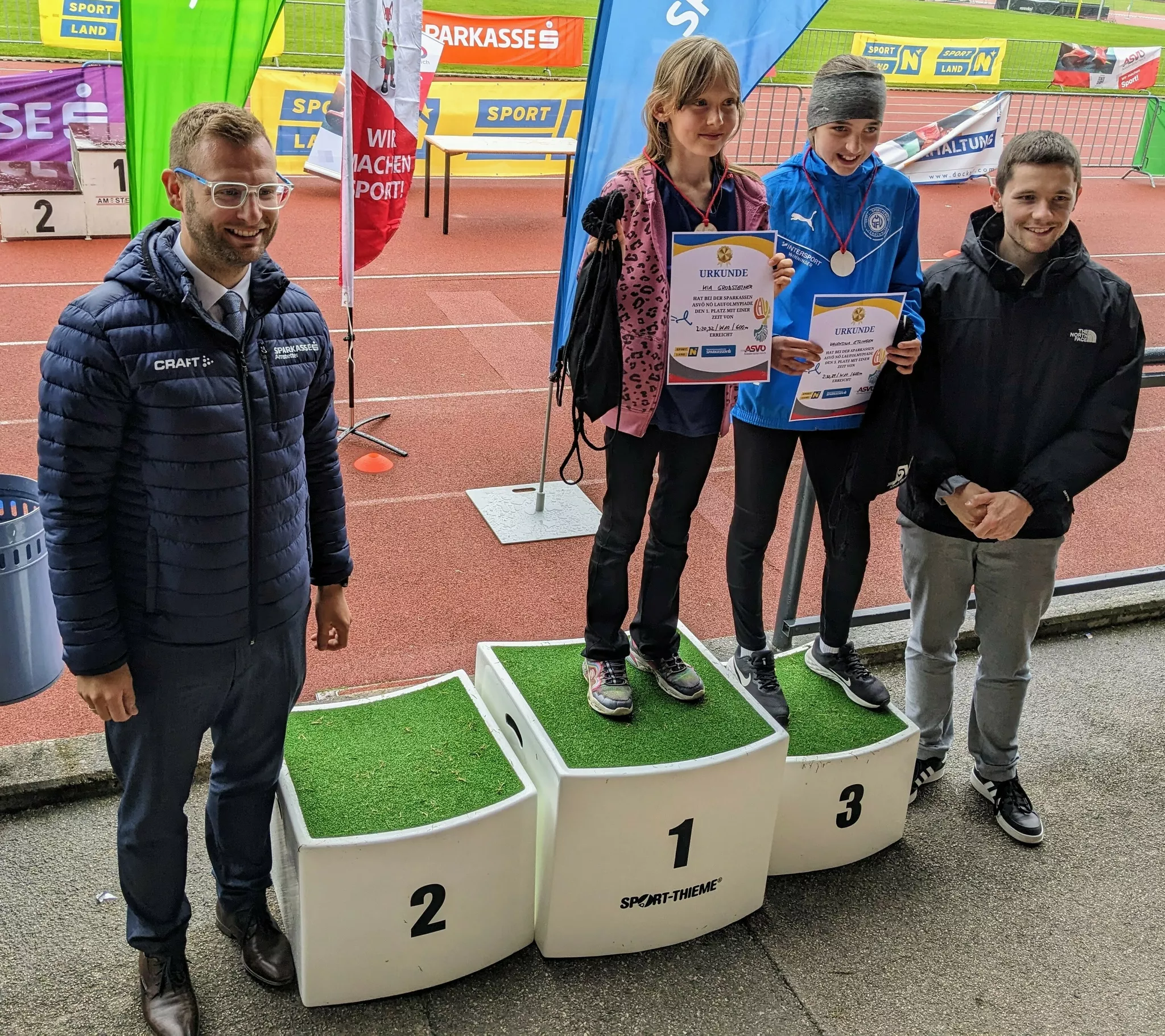 Rennen im Regen: SMS St. Valentin zeigte bei Laufolympiade auf - Enns