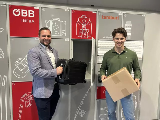 ÖBB: Neue Schließfächer für Gepäck und mehr am Innsbrucker Hauptbahnhof ...