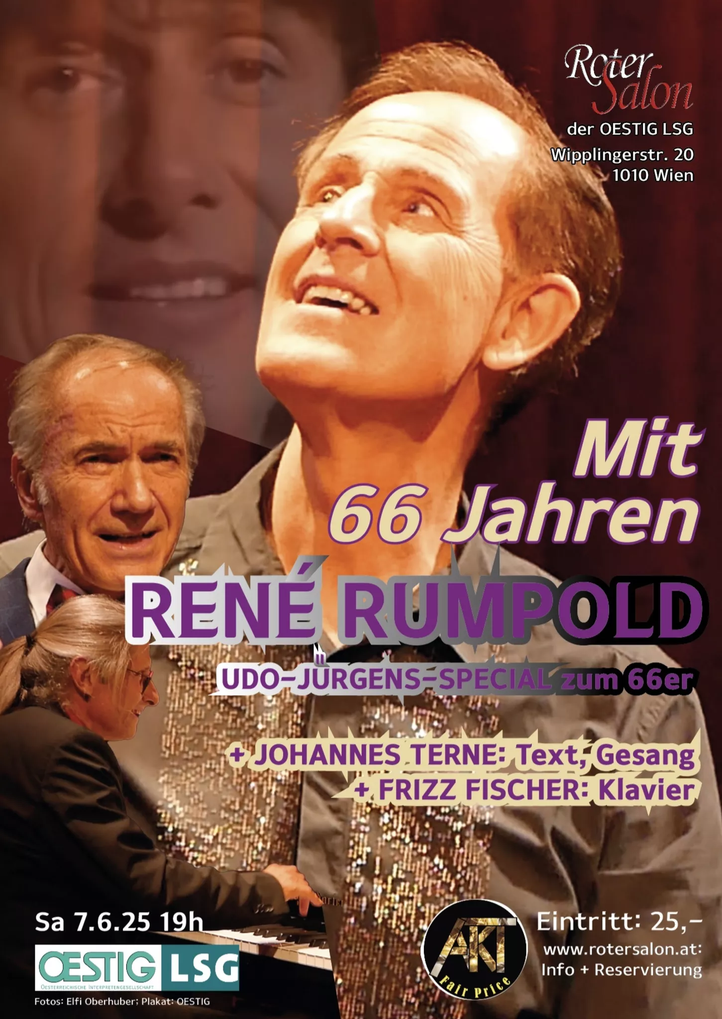 Wien 7.6.2025: AUSVERKAUFT! Mit 66 - RENÉ RUMPOLDs UDO-JÜRGENS-Special ...
