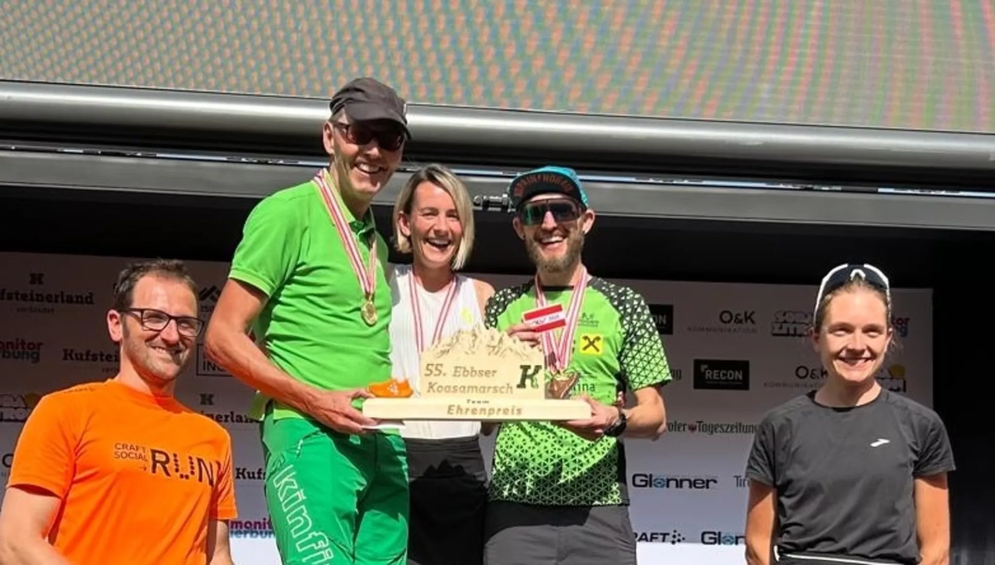 Koasalauf in Ebbs: Mixed-Team aus Freistadt gewann Goldmedaille - Freistadt