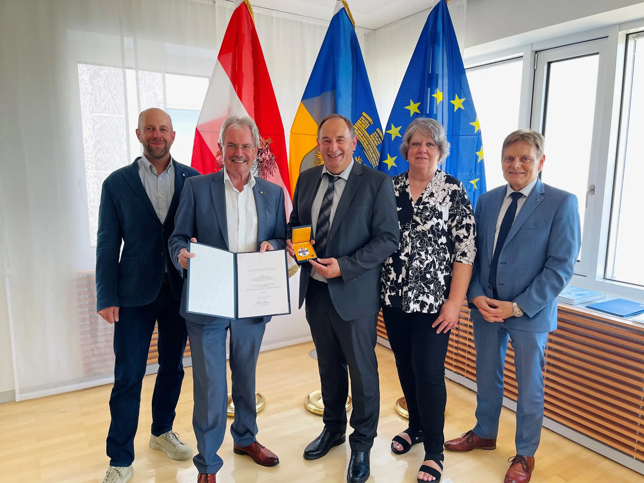 Ehrungen für zwei Weinviertler: Rudolf Weiss & Werner Baltram ...