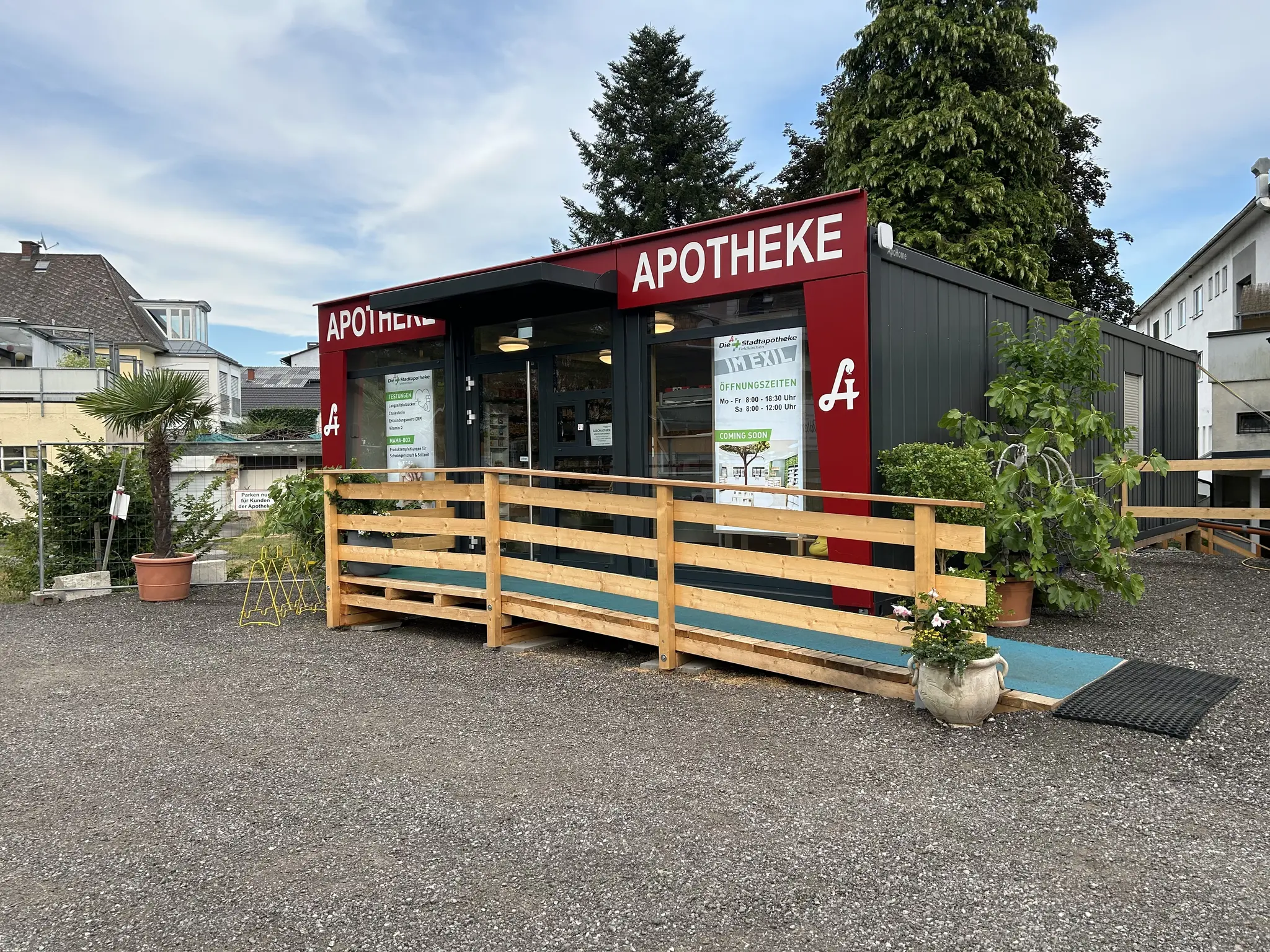 Stadtapotheke Feldkirchen: Die Stadtapotheke Feldkirchen im Container ...
