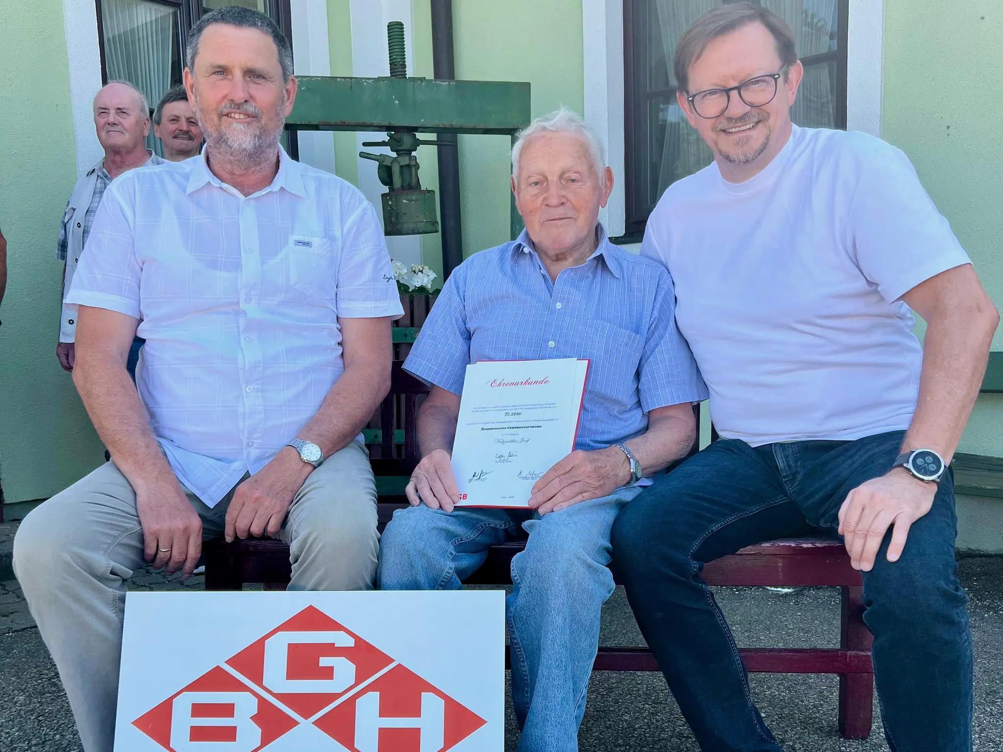 Bezirk Horn in Feierlaune: Gewerkschaft zeichnete treue Mitglieder aus - Horn