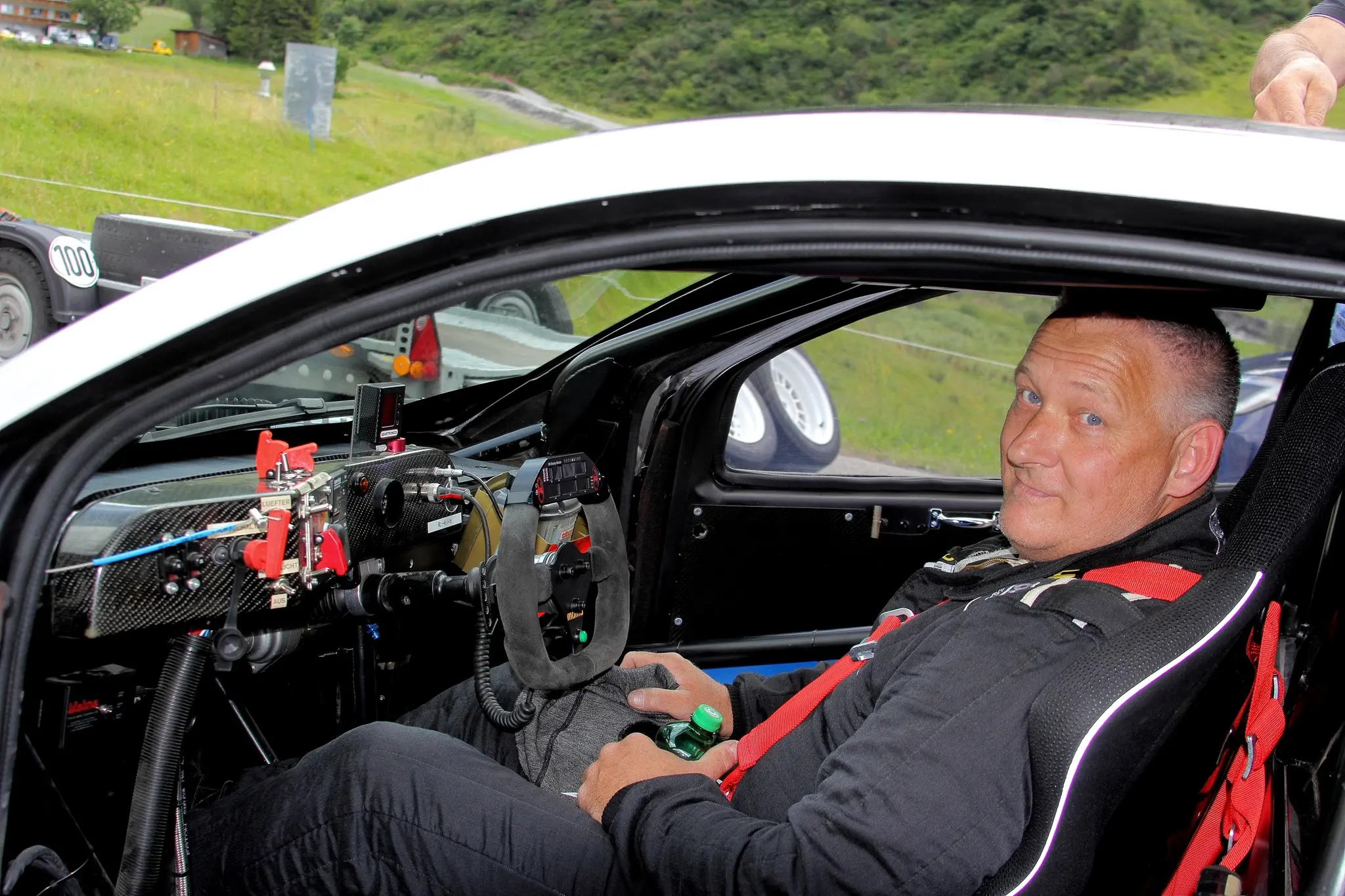 Arlberg-Bergslalom: Wolfgang Zobl hatte seinen 500 PS-Boliden im Griff ...