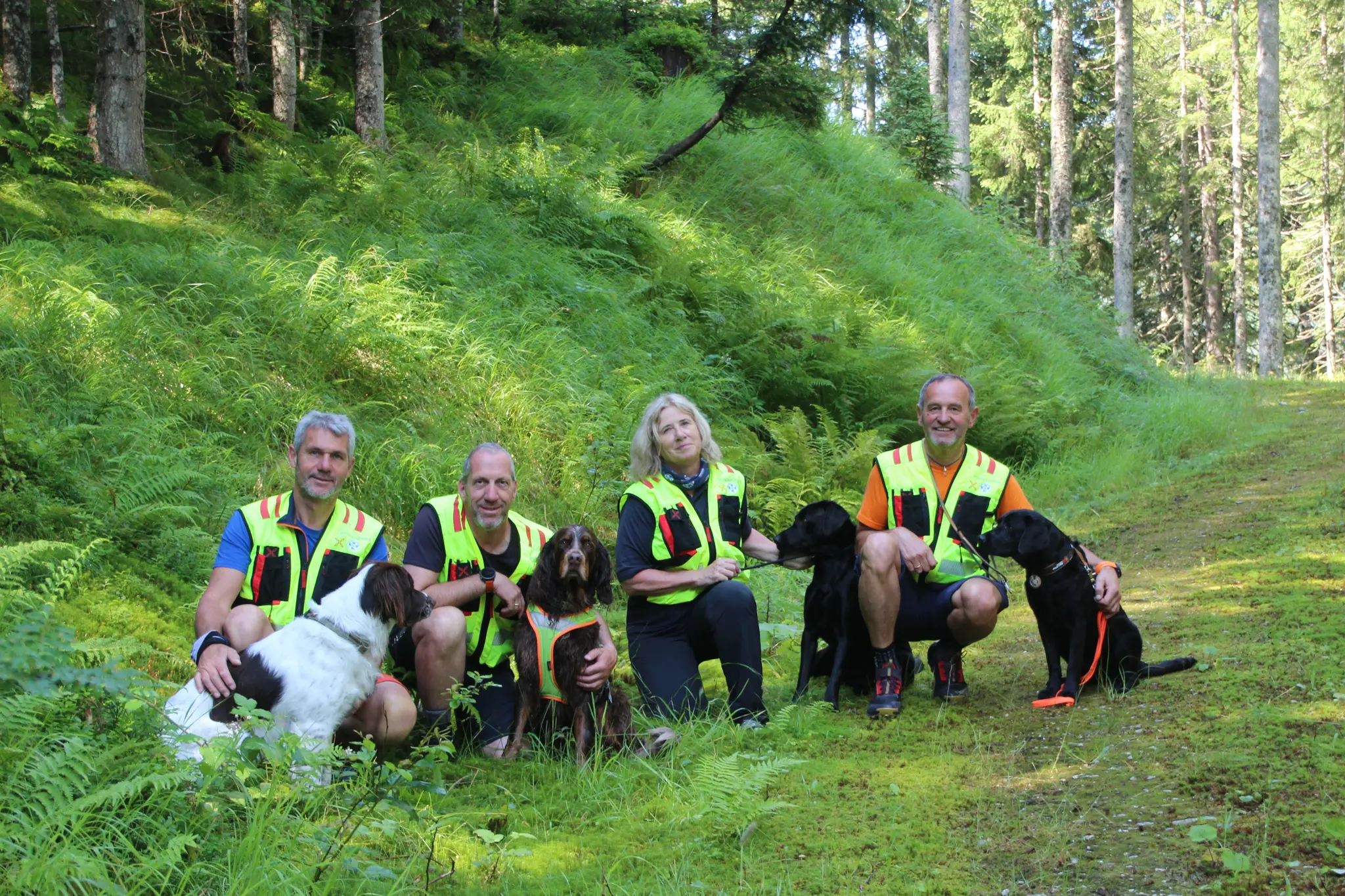 Unterstützung bei echtem Einsatz: Mantrailer-Teams trainierten am ...