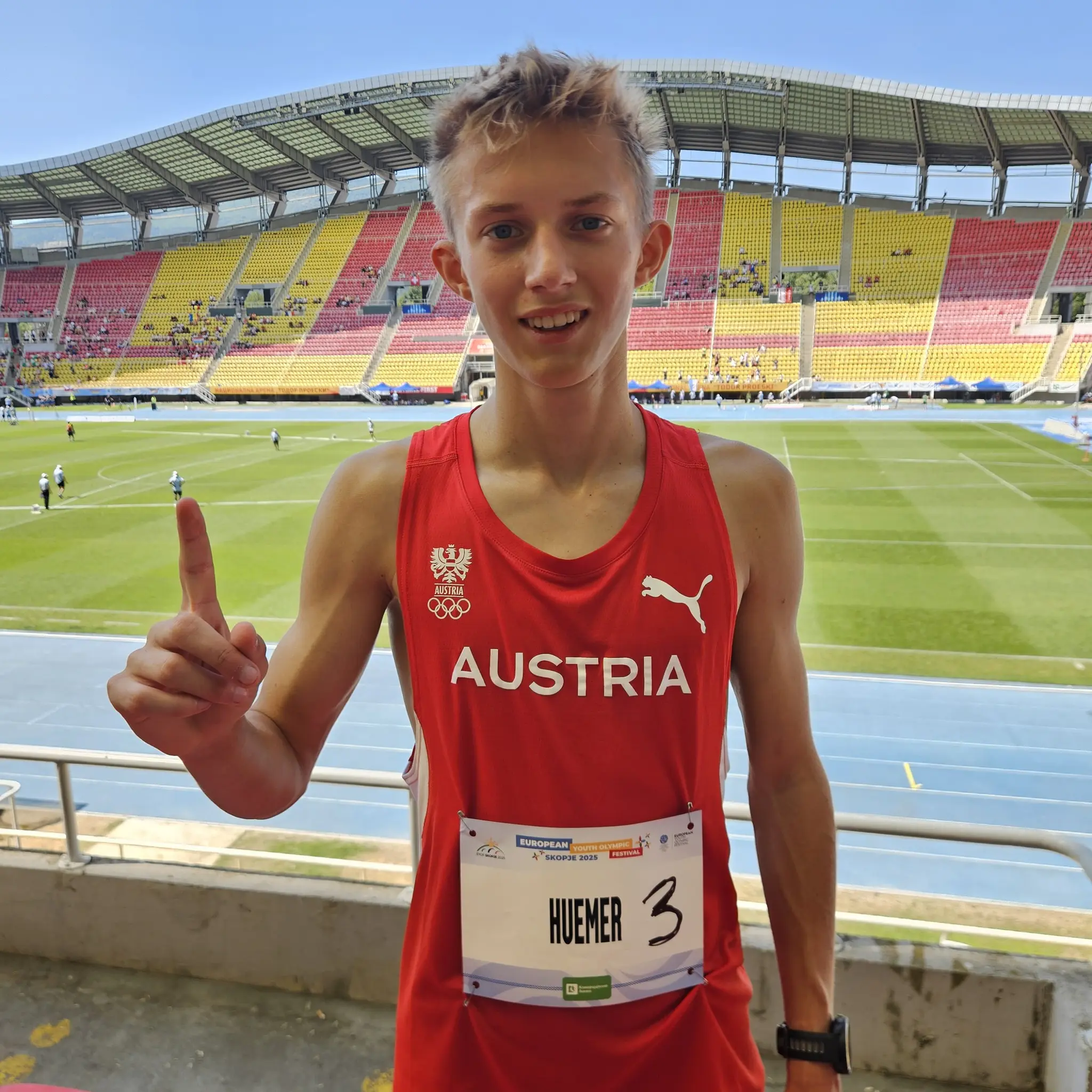 Starke Vorstellung bei den Euro-Jugendspielen: Huemer läuft seine ...