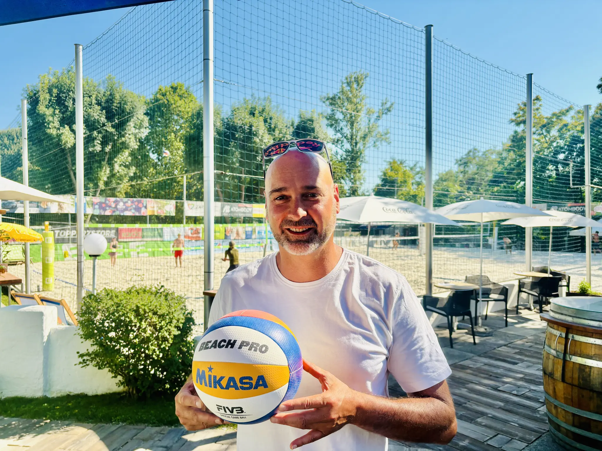 Grazer Beisl-Rallye: Barbetrieb und Beachvolleyball am "Mur Beach" - Graz