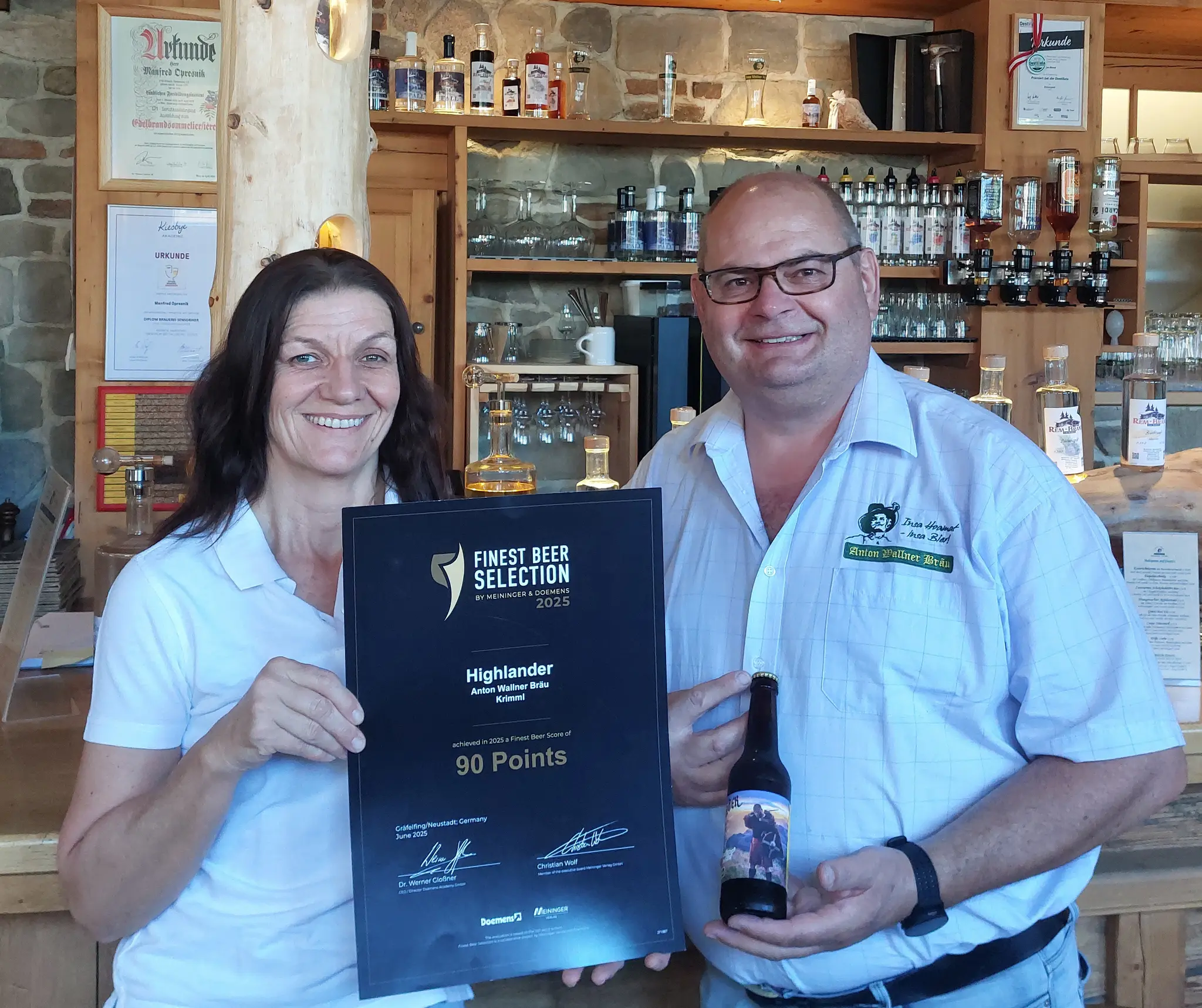 Anton Wallner Bräu aus Krimml: „Gold“ bei der Finest Beer Selection ...
