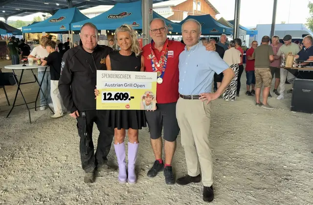Kaindorf bei Hartberg: Grillmeister im Dienst der guten Sache ...