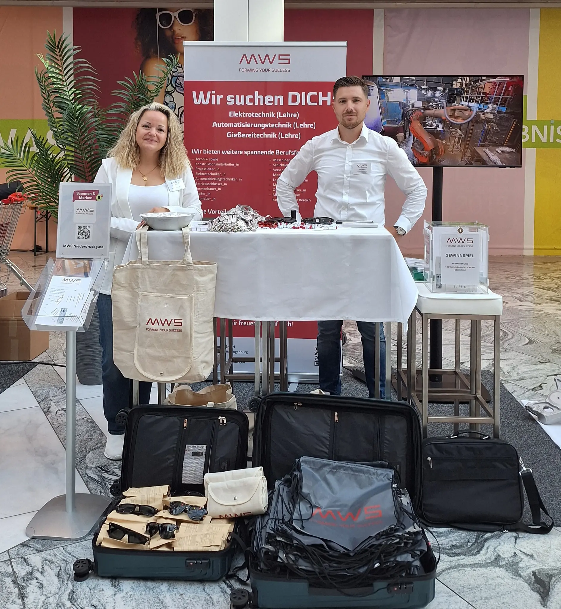 Die Aluminiumgießerei: Firma MWS aus Herzogenburg bei Jobfestival - Herzogenburg/Traismauer