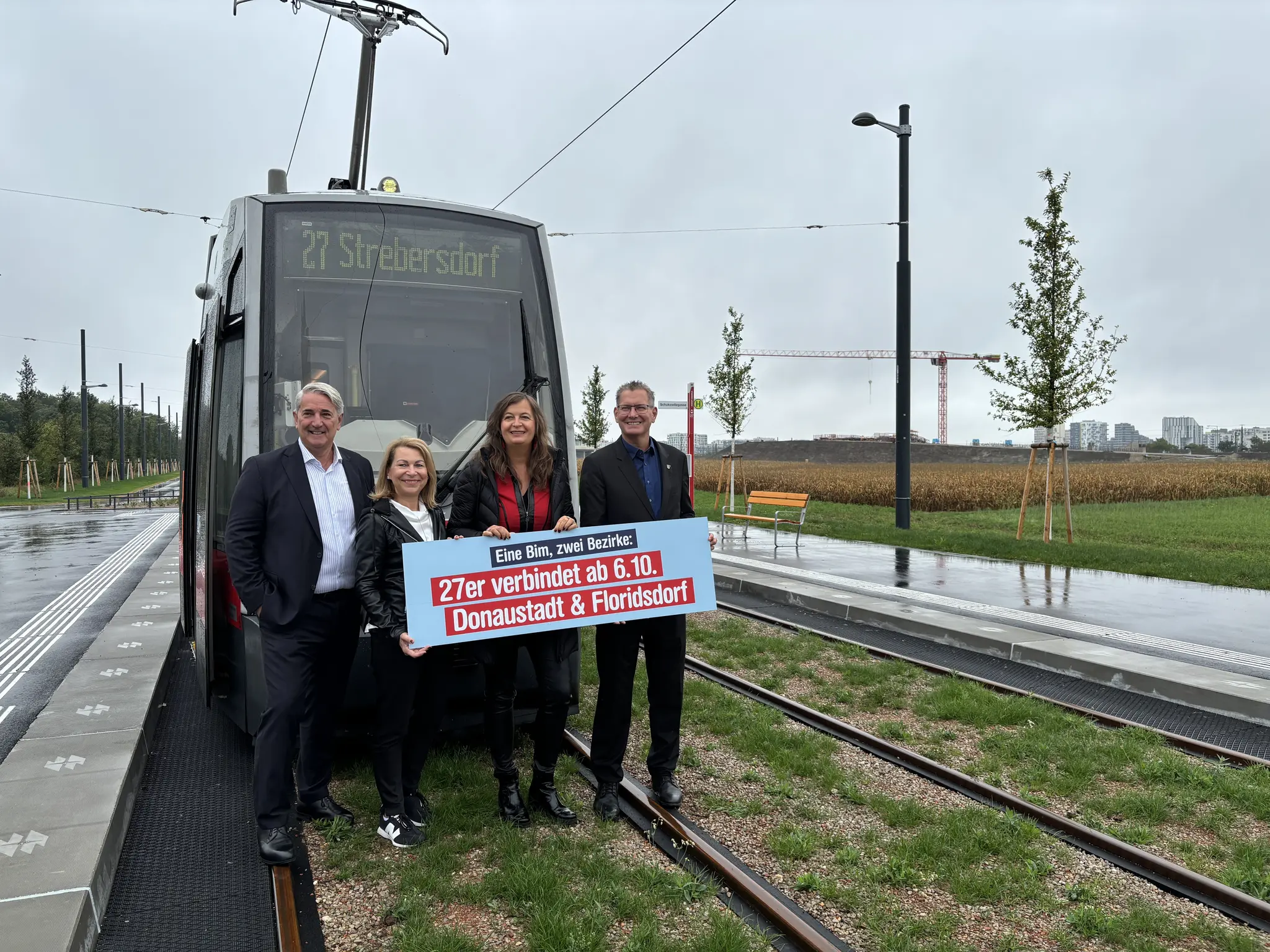 6 neue Stationen: Straßenbahnlinie 27 verbindet ab 6. Oktober ...