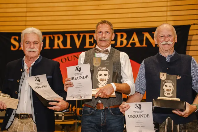 Europameisterschaft der Bärte: Rudi Sparber aus Eben holt Vize-Titel in ...