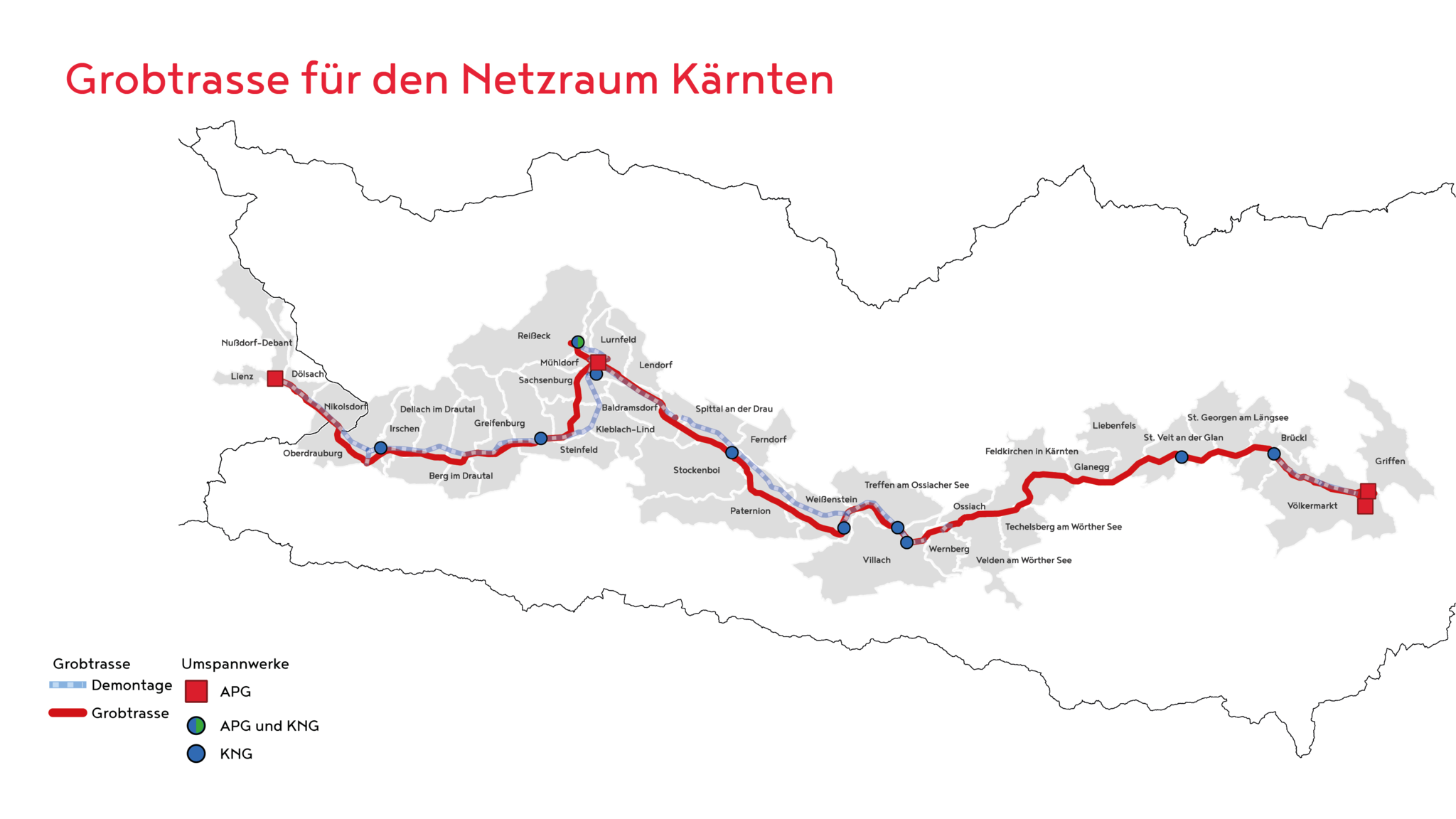 380-kV-Verbindung: Drei Gemeinden stehen im Bezirk unter "Hochspannung ...
