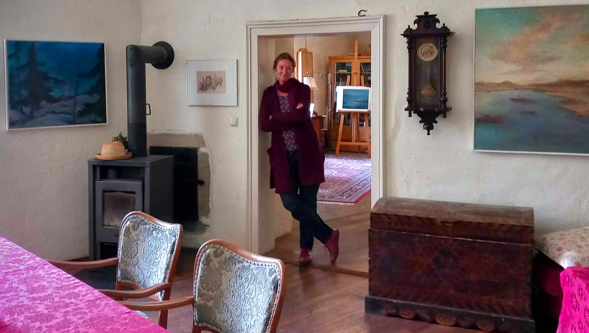 Edeltraud Jungwirth (53): Malerin lädt in ihr Atelier in der Burg ...