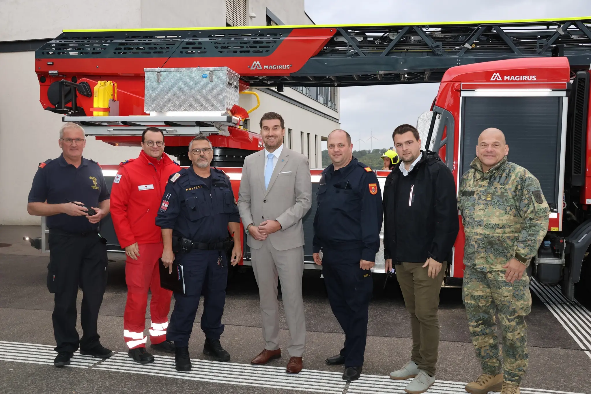 Sicherheit im Bezirk: Große Feuerwehrübung im Landesklinikum - Mistelbach