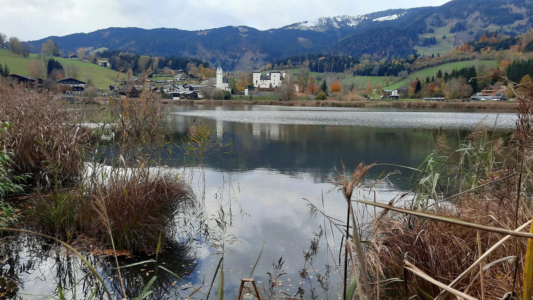 Goldeggersee / Goldegg Weng.: Herbststimmung - Pongau