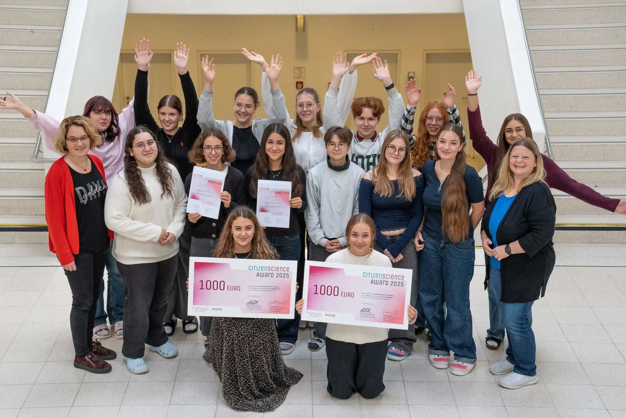 HTL Braunau gewinnt zwei Citizen Science Awards 2025 - Braunau