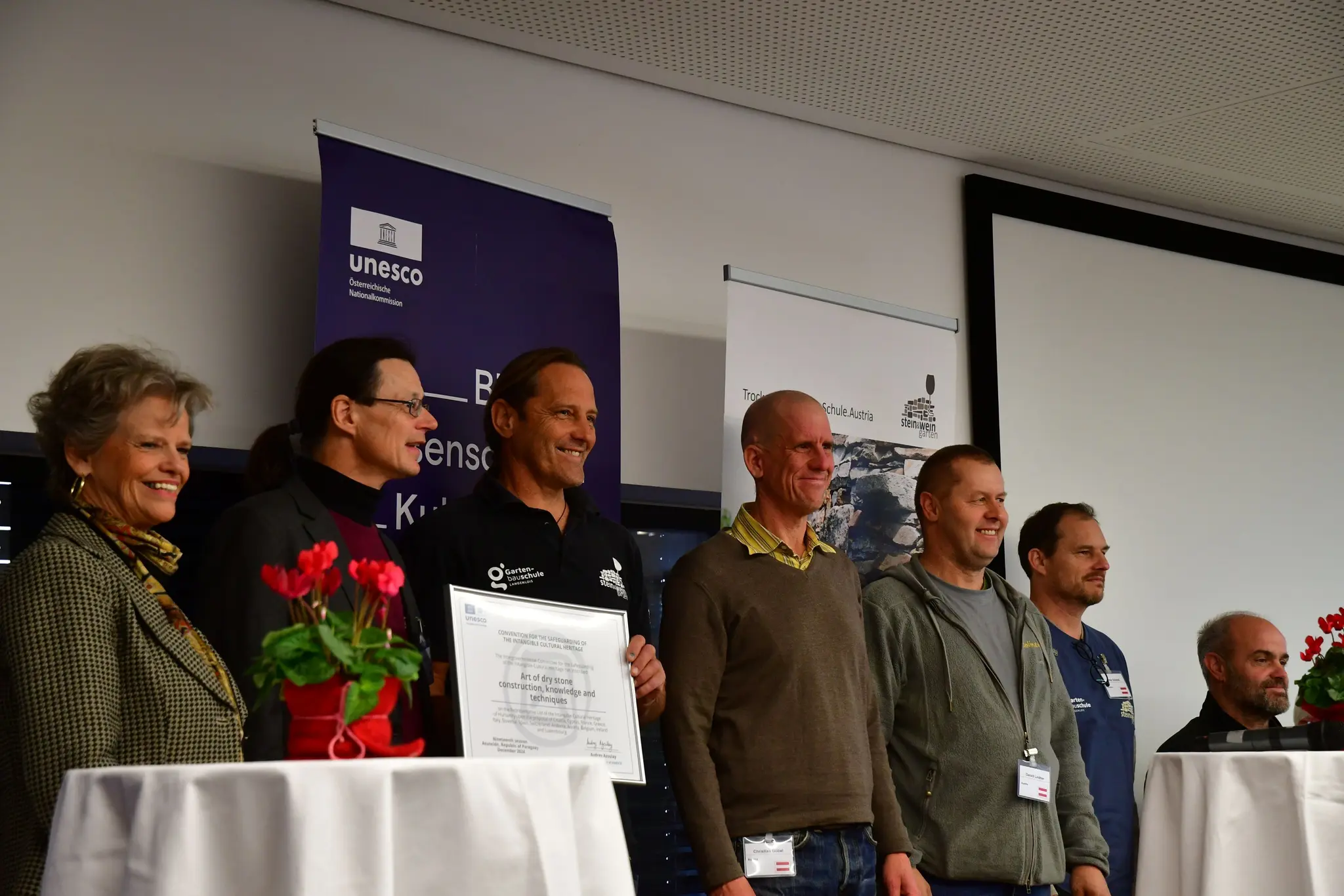 UNESCO-Kulturerbe: Weltkongress Steinmauern an Weinbauschule Krems - Krems