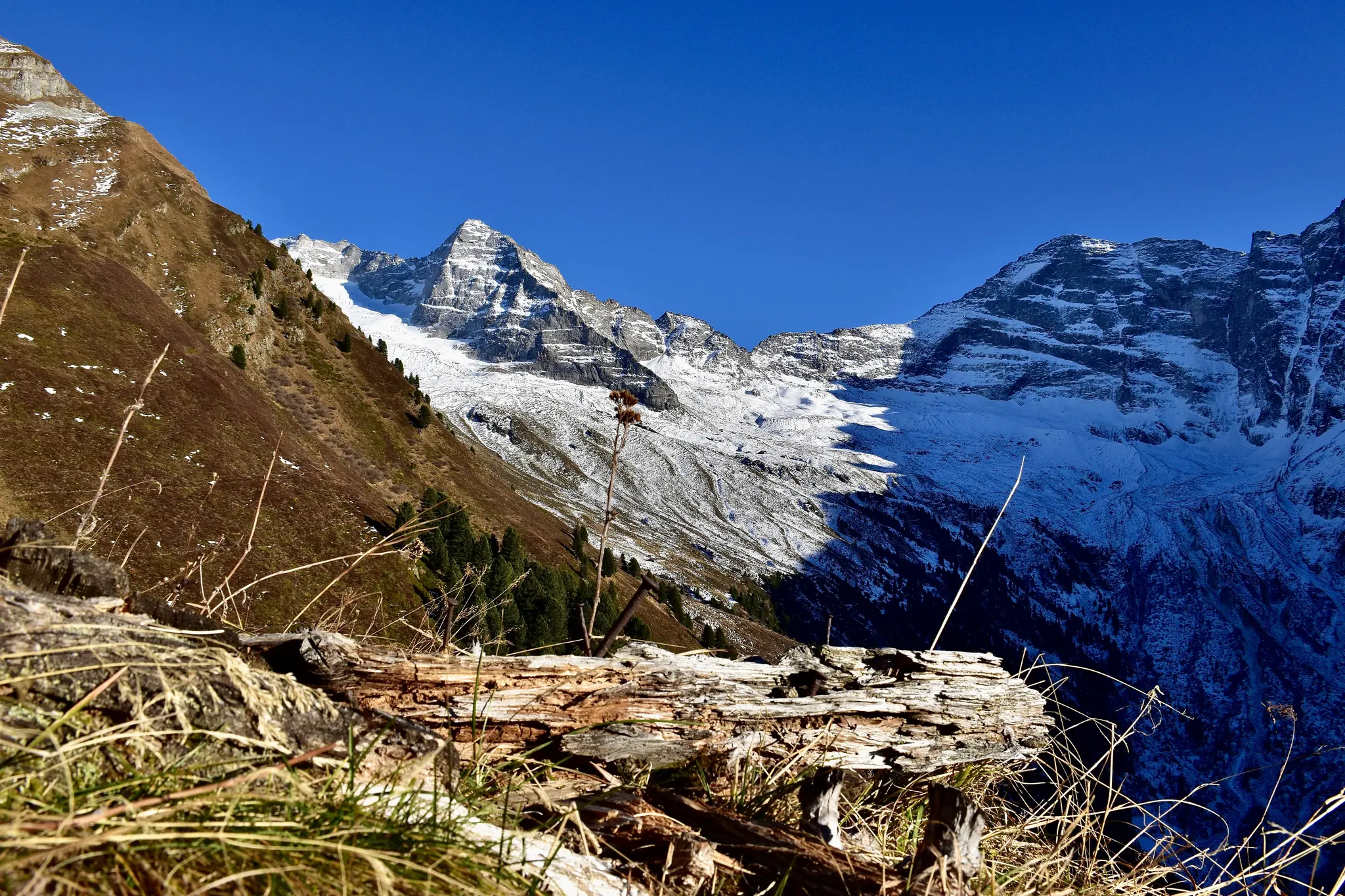Wunderschönes Samstagswetter: Wunderschöner Ausblick auf den Fußstein ...