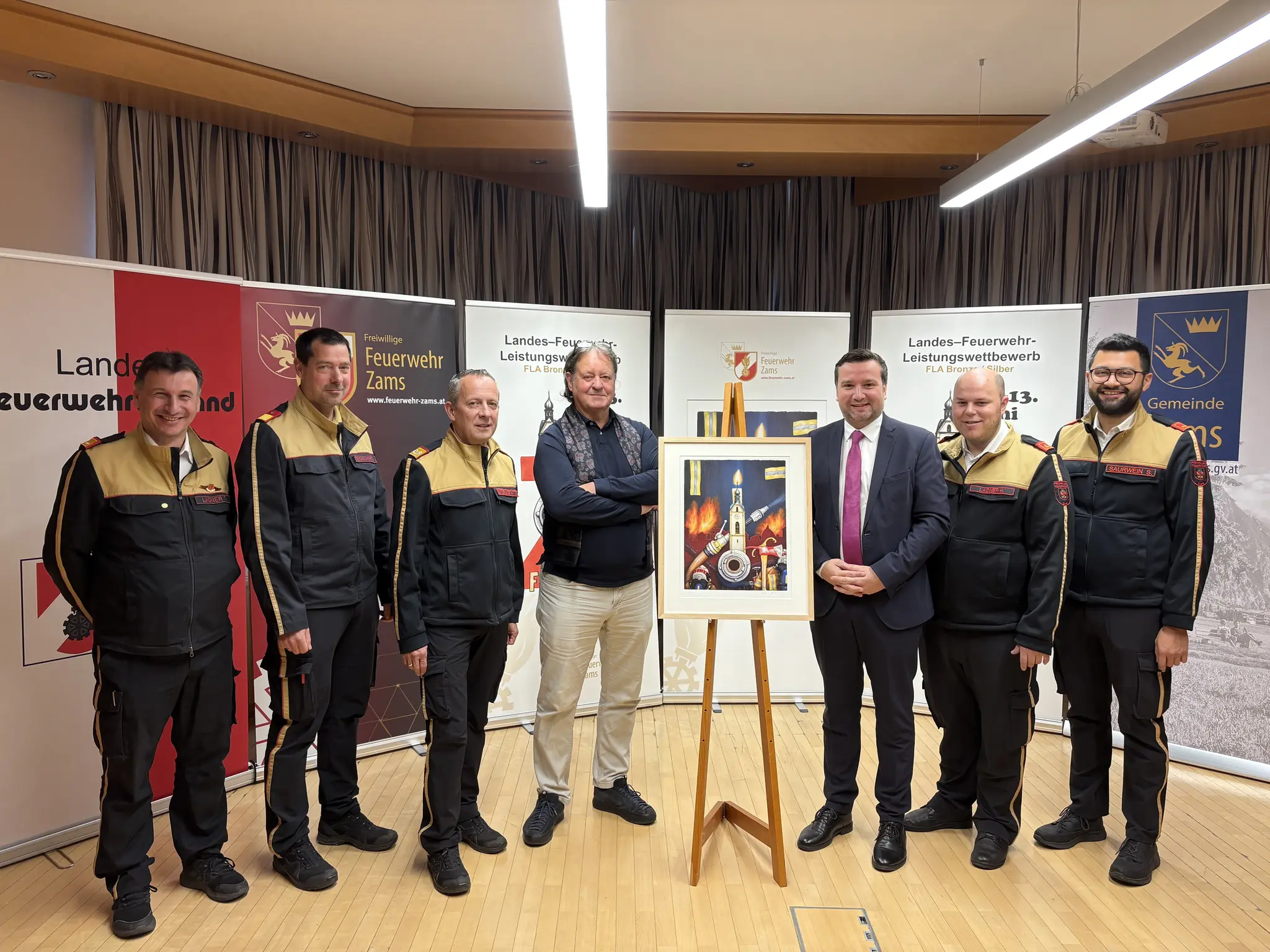 Der Countdown läuft: Landes-Feuerwehrleistungsbewerb startet mit Logo ...