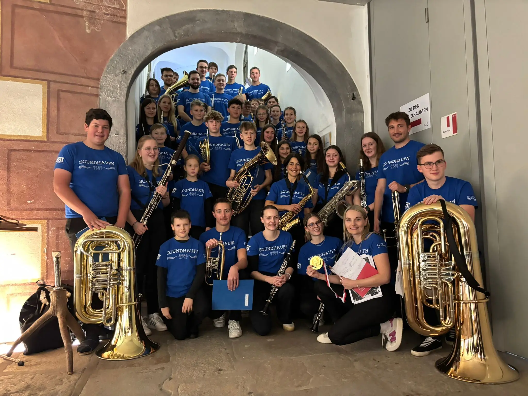 Bei erster Konzertwertung: Jugendorchester „Soundhaufn“ feiert Gold - Perg