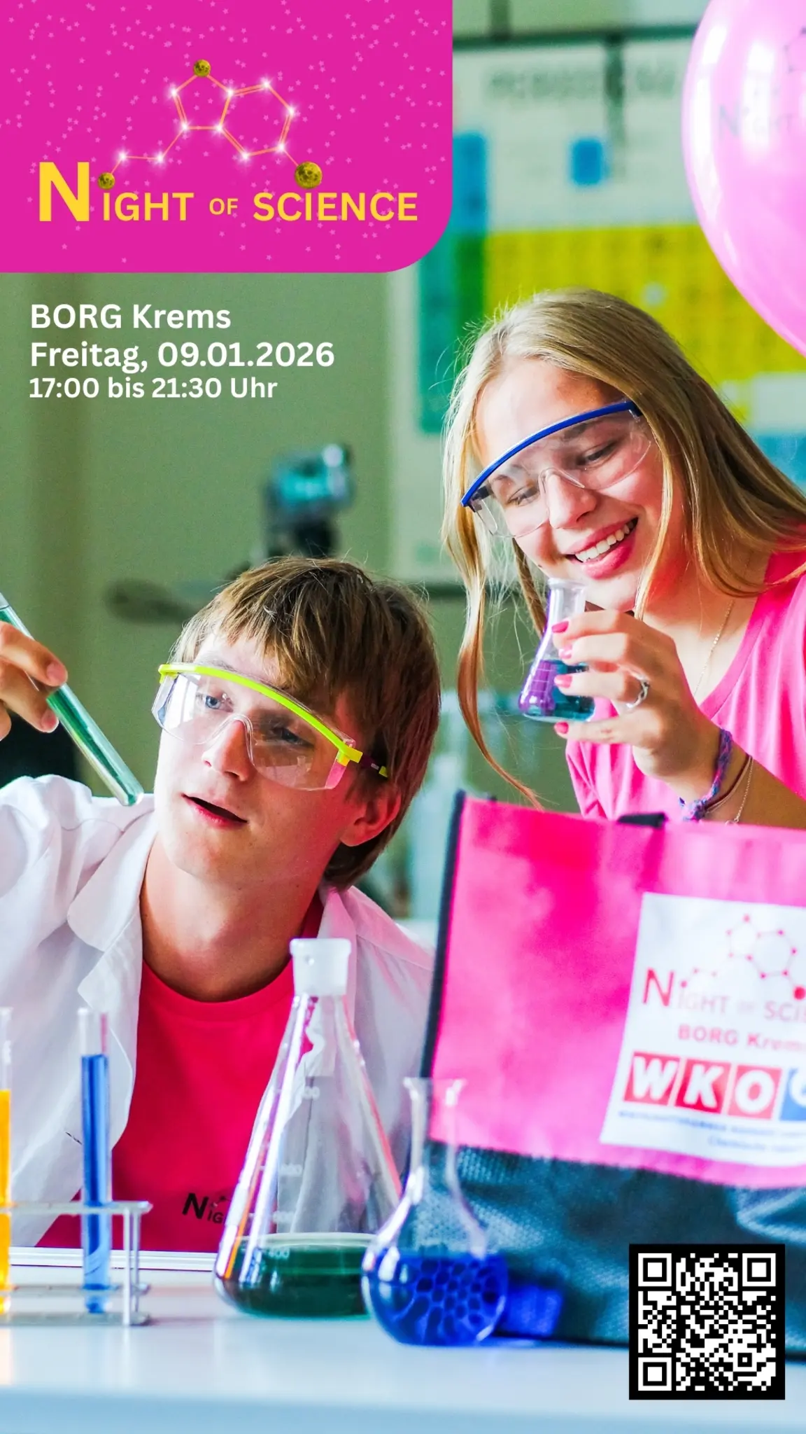 Night of Science: BORG Krems zeigt: So spannend sind Chemie, Physik ...