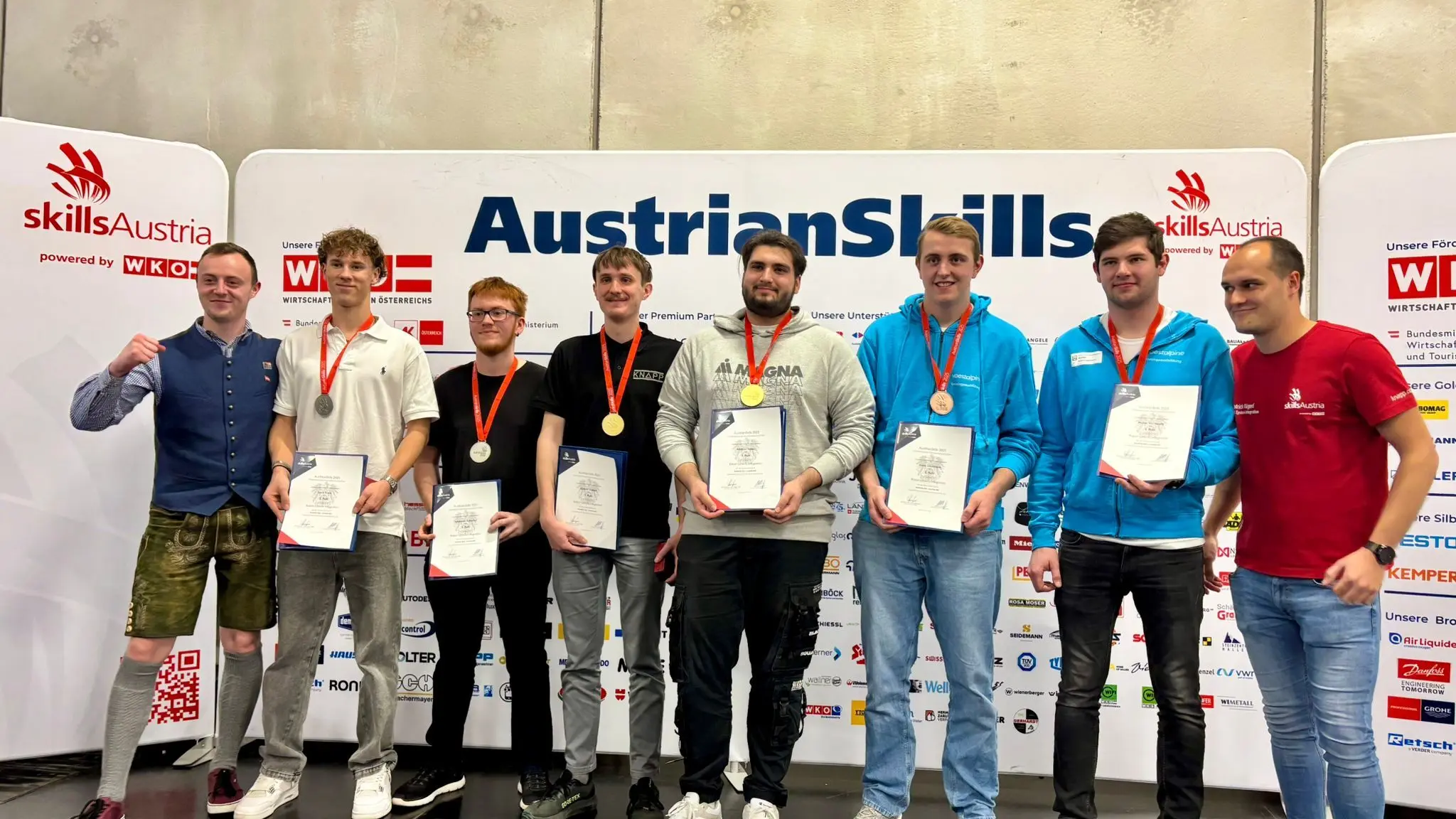 Mehrere Podestplätze: Lehrlinge von Knapp glänzten bei AustrianSkills 2025 - Graz-Umgebung