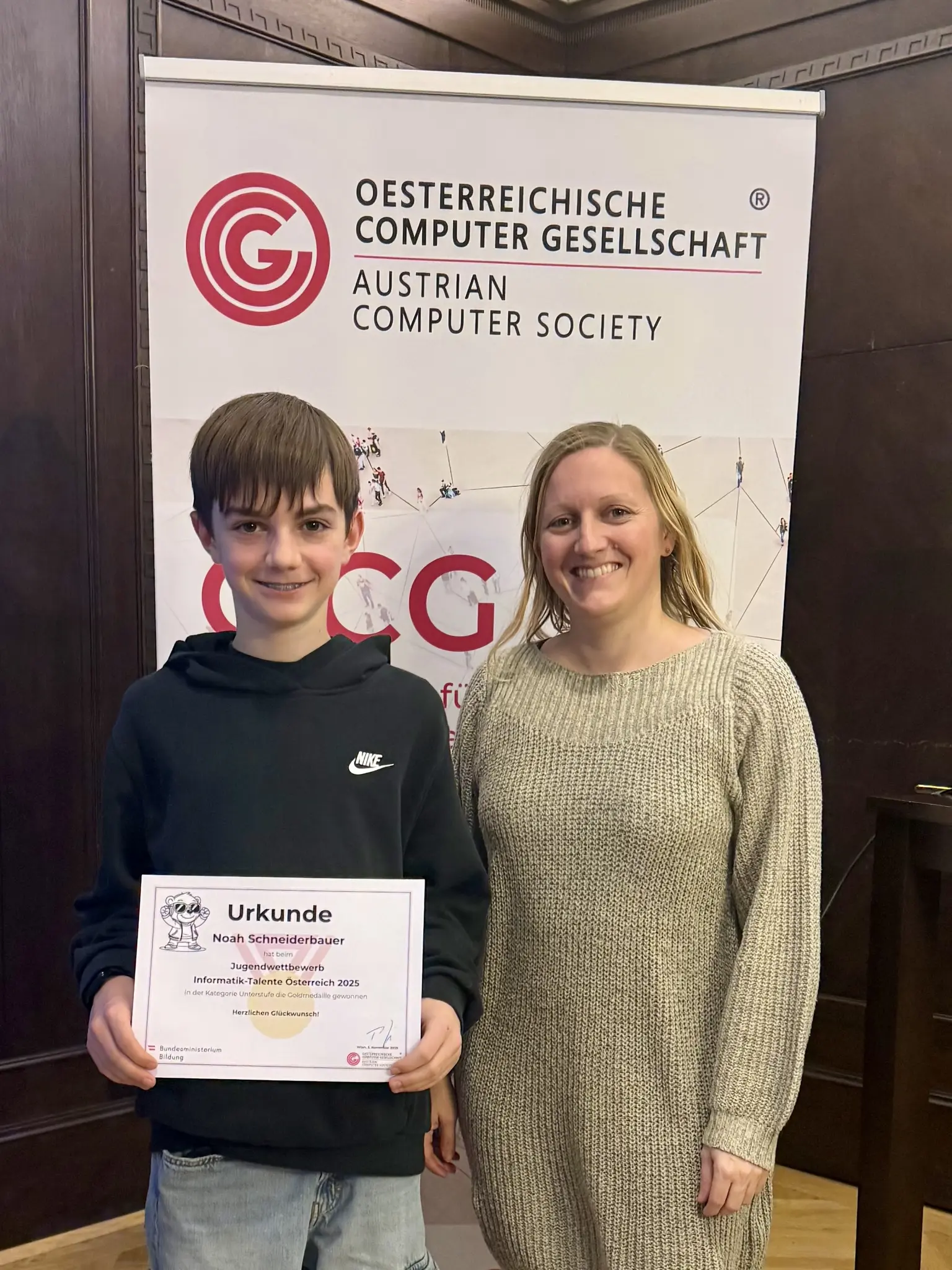 BRG Steyr: Noah holt Gold bei „Informatik-Talente Österreich“ - Steyr ...