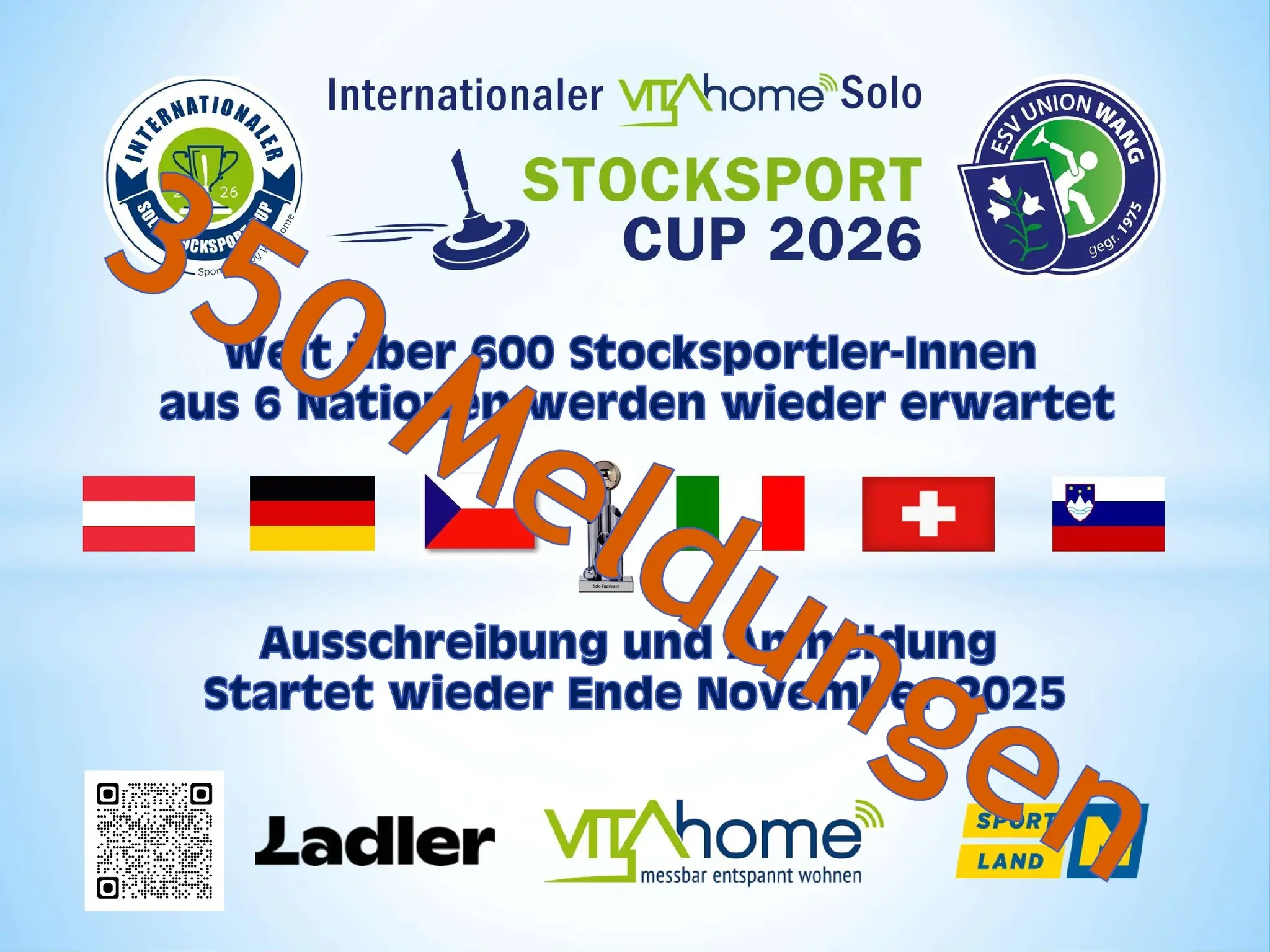 Solo Cup 2026: 350 Meldungen für den VITAhome Solo Stocksport Cup 2026 ...
