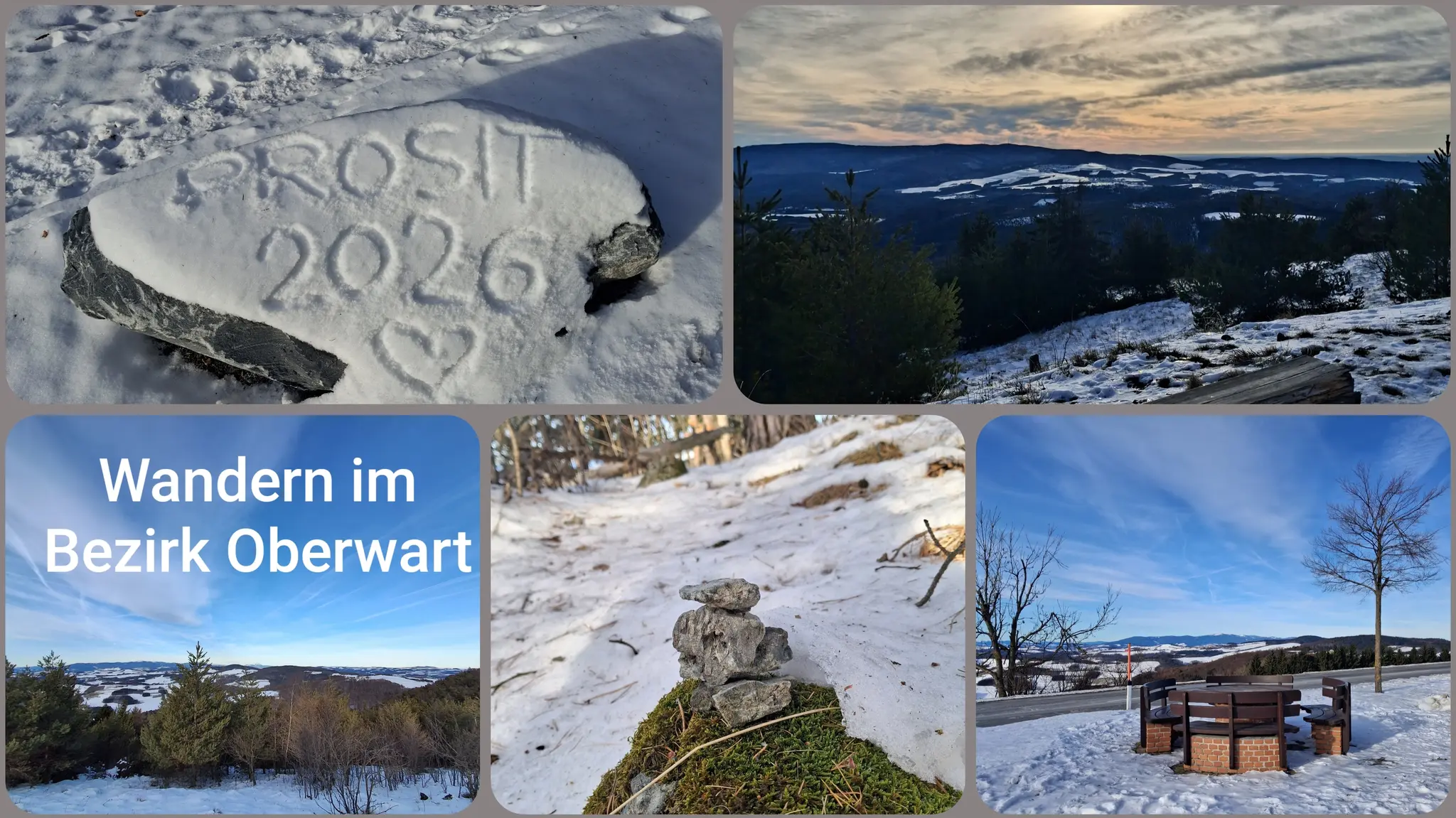 Wandern im Bezirk Oberwart - Bernsteiner Hügelland: Neujahrsspaziergang ...
