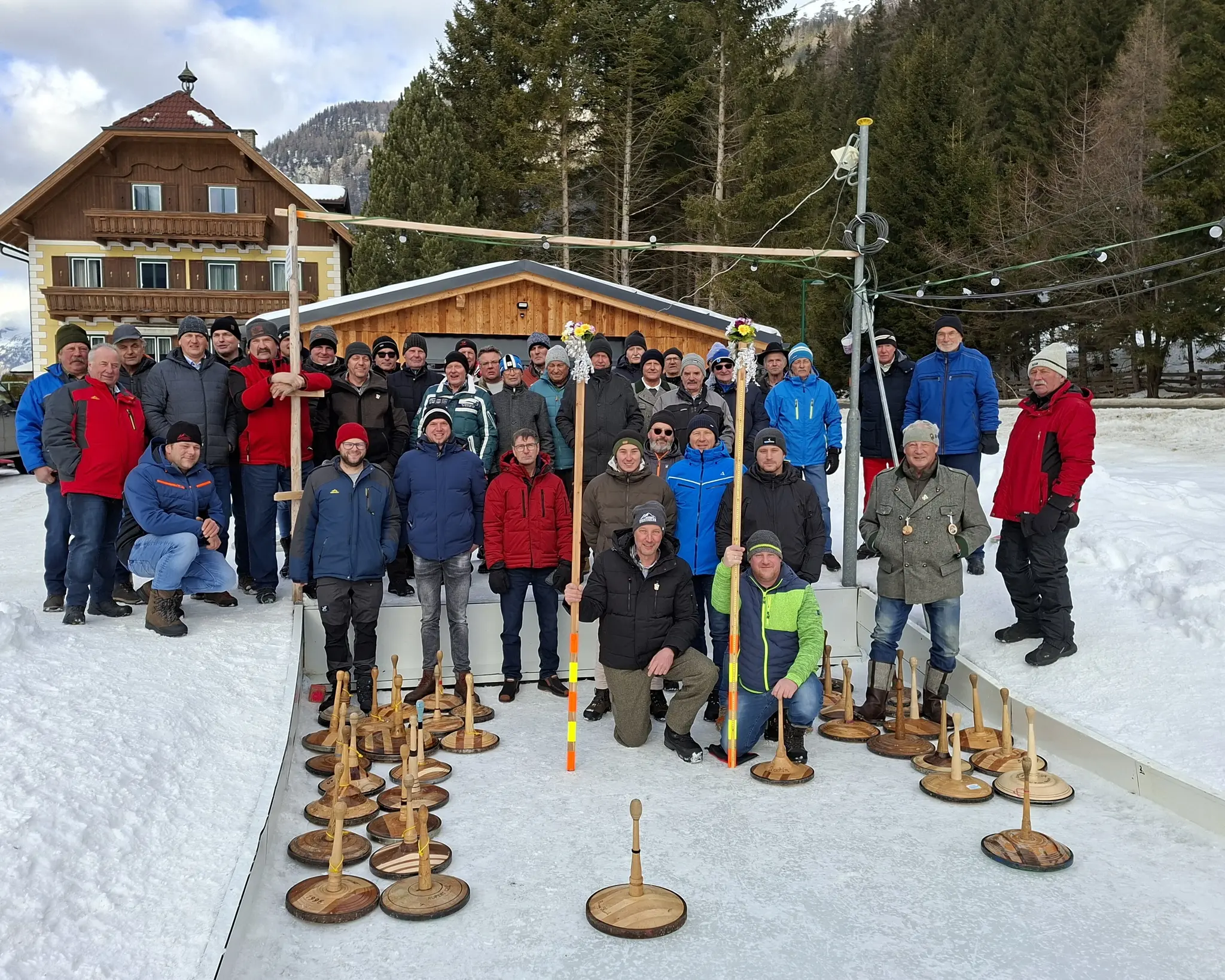 Eisstockschießen: Das war das Eisschießen der Kameradschaft Mauterndorf ...