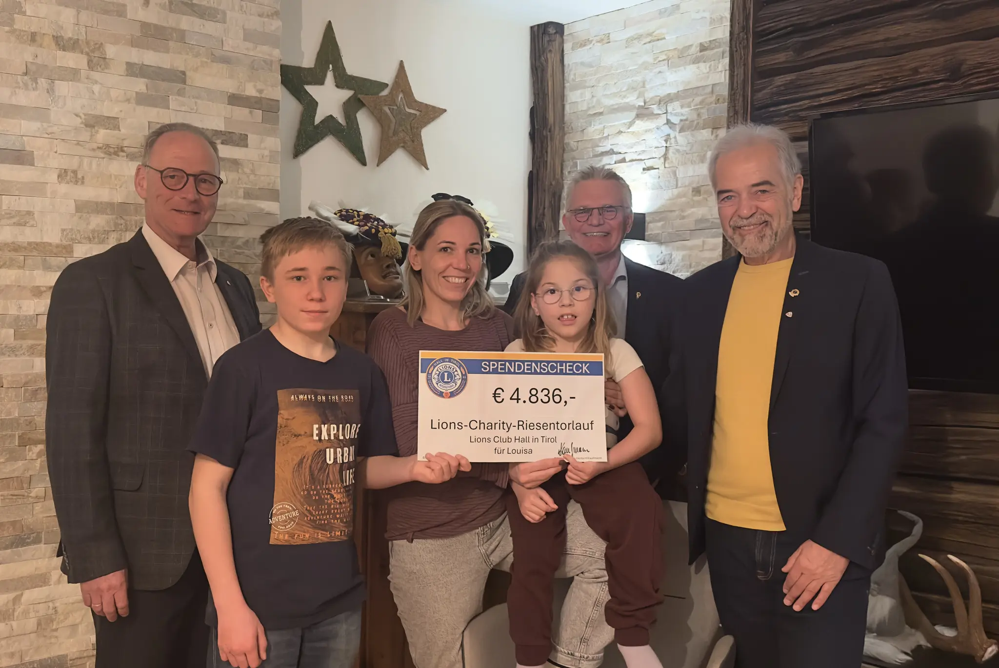 Hilfe: Lions-Club Hall in Tirol sammelt 4.836 Euro bei Charity ...