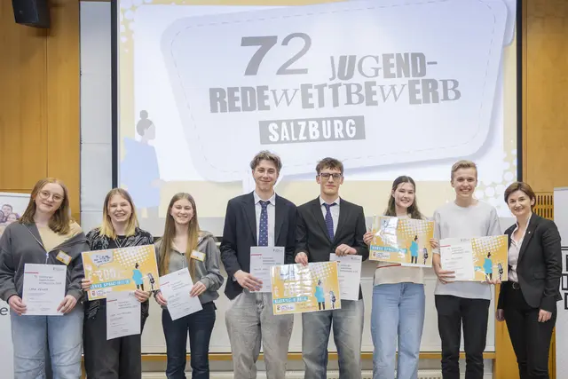 Große Bühne für starke Worte: Salzburgs Jugend tritt zum Redewettbewerb ...