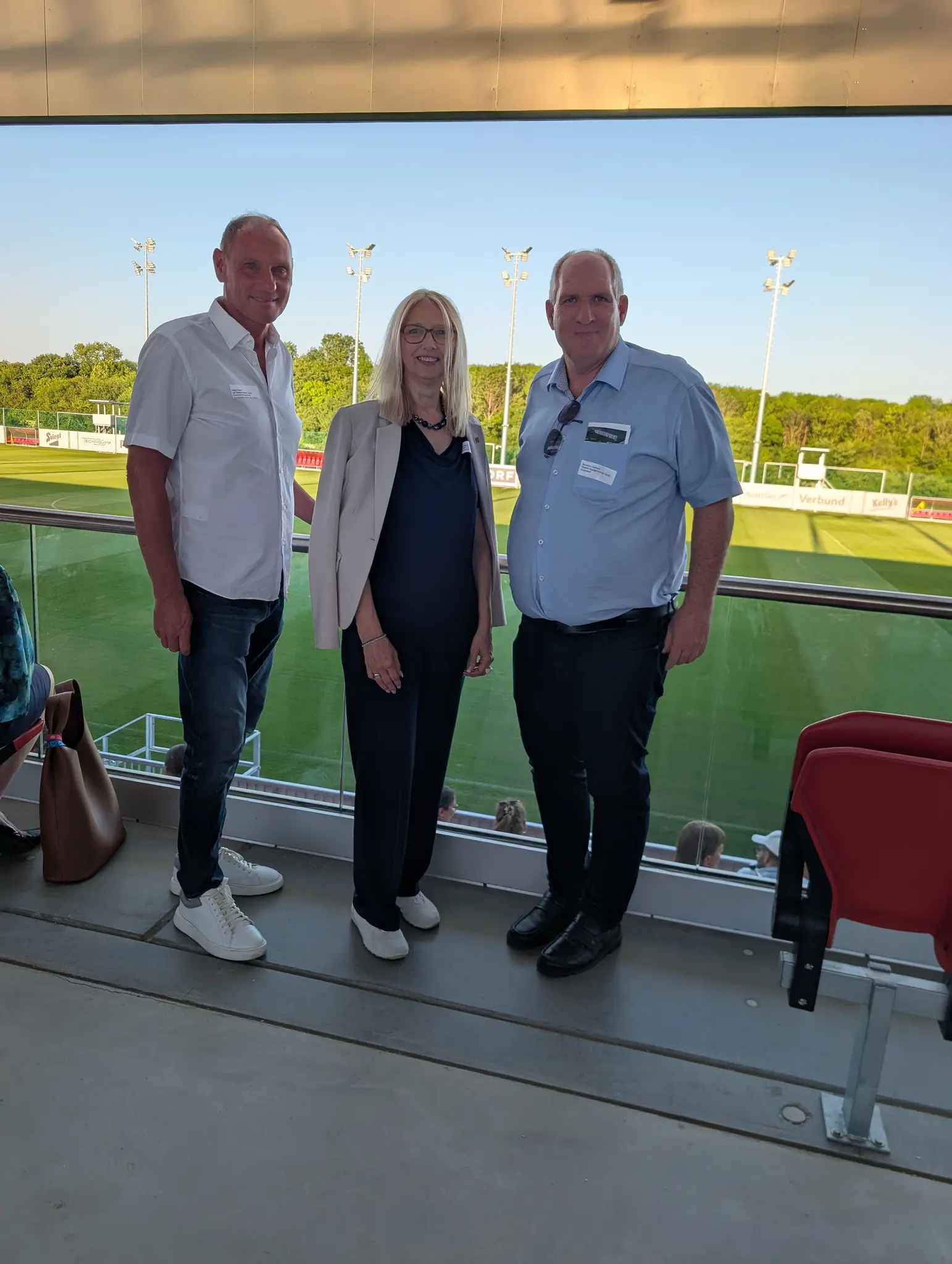 Sport Netzwerken: Groß-Enzersdorf besucht ÖFB-Campus - Gänserndorf