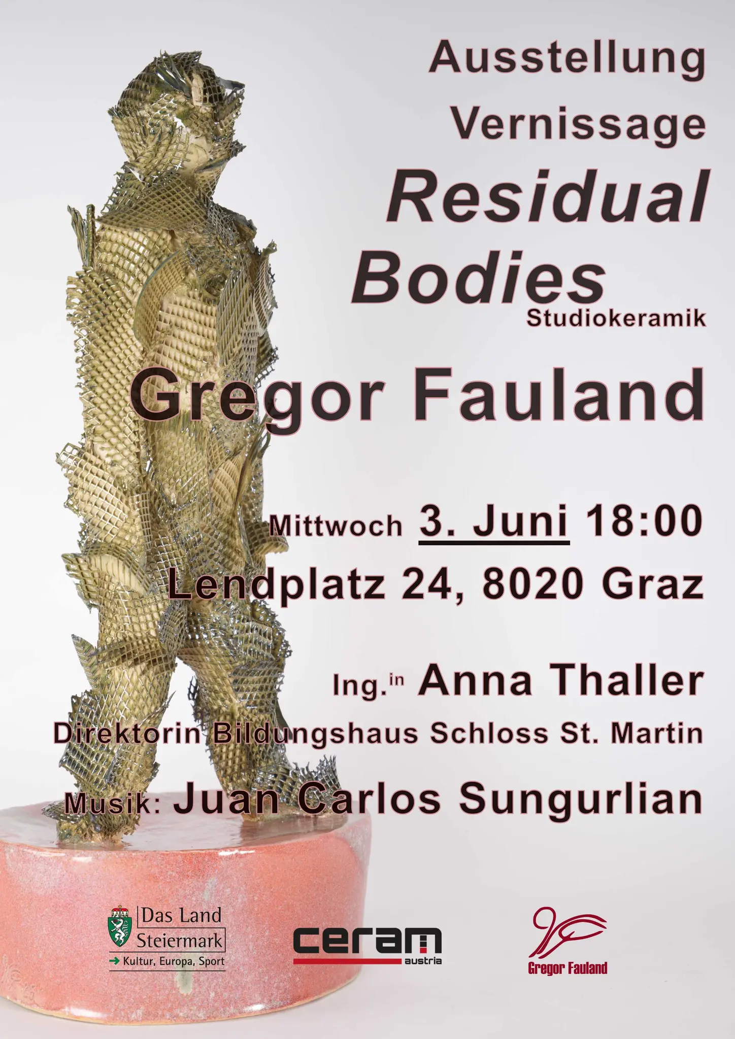 Vernissage & Ausstellung: Residual Bodies - Graz
