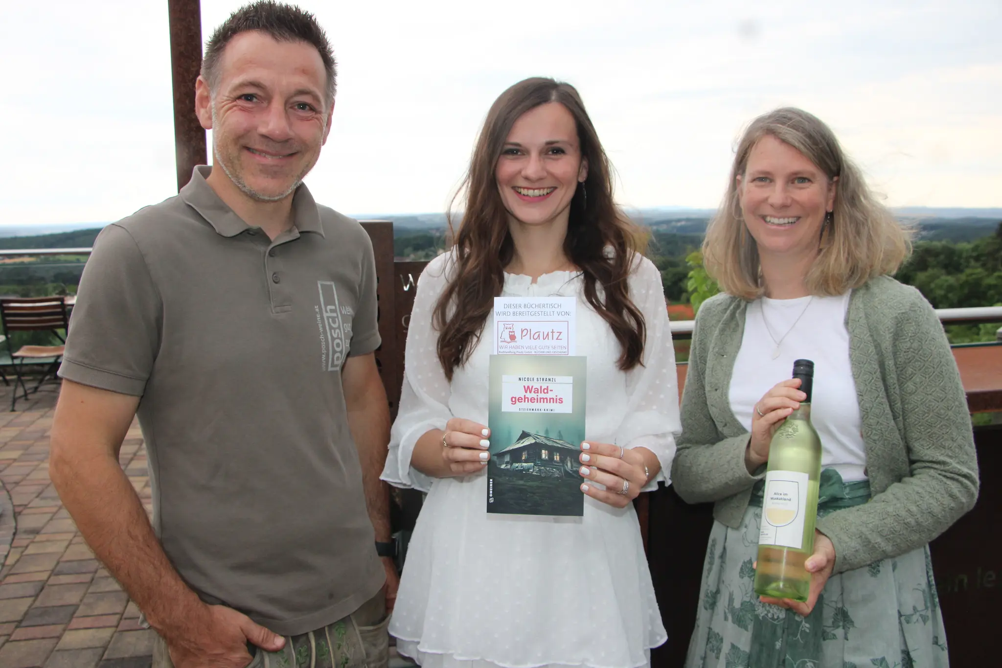 Krimilesung: Das "Waldgeheimnis" am Weingut Posch gelüftet - Weiz