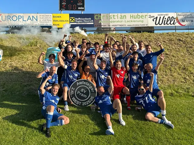 5:0 beim letzten Saisonspiel: SV Europlan Pram feiert Aufstieg in die 1 ...
