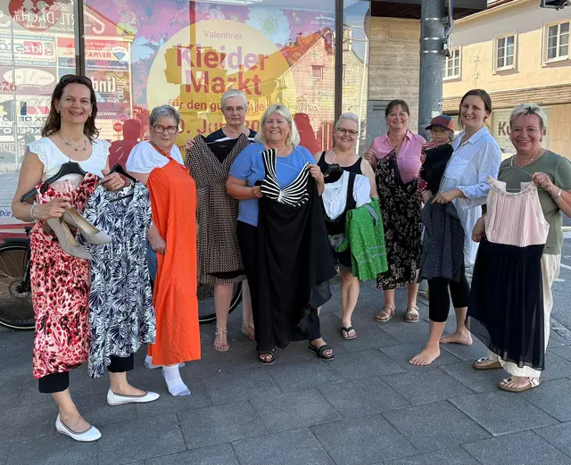 SPÖ Frauen helfen: Kleidermarkt St. Valentin sammelt 620 Euro für ...