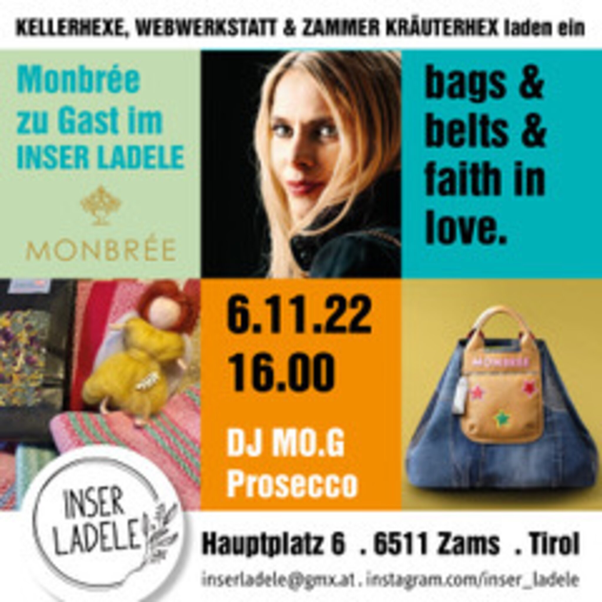 Präsentation der Taschenkollektion bei "INSER LADELE"