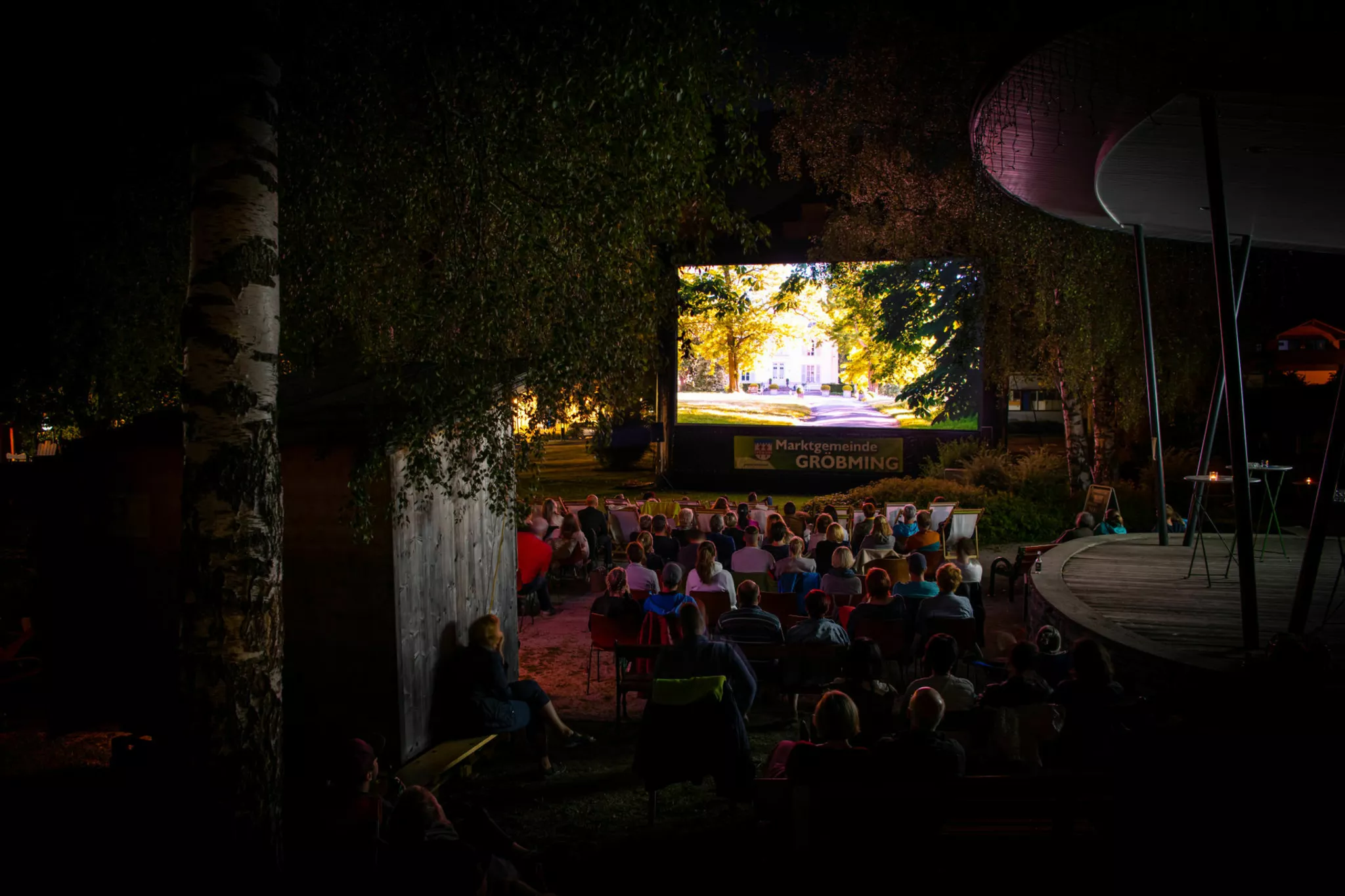 Open-Air Kino im Kurpark Gröbming