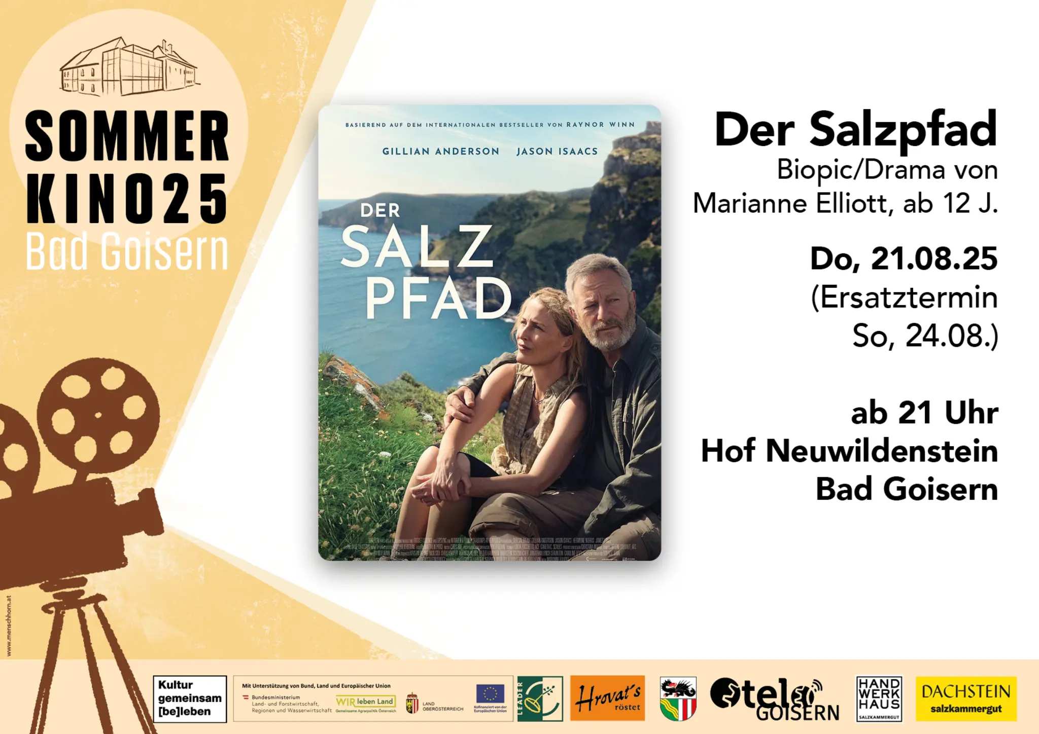 Sommerkino 2025 in Bad Goisern: Der Salzpfad