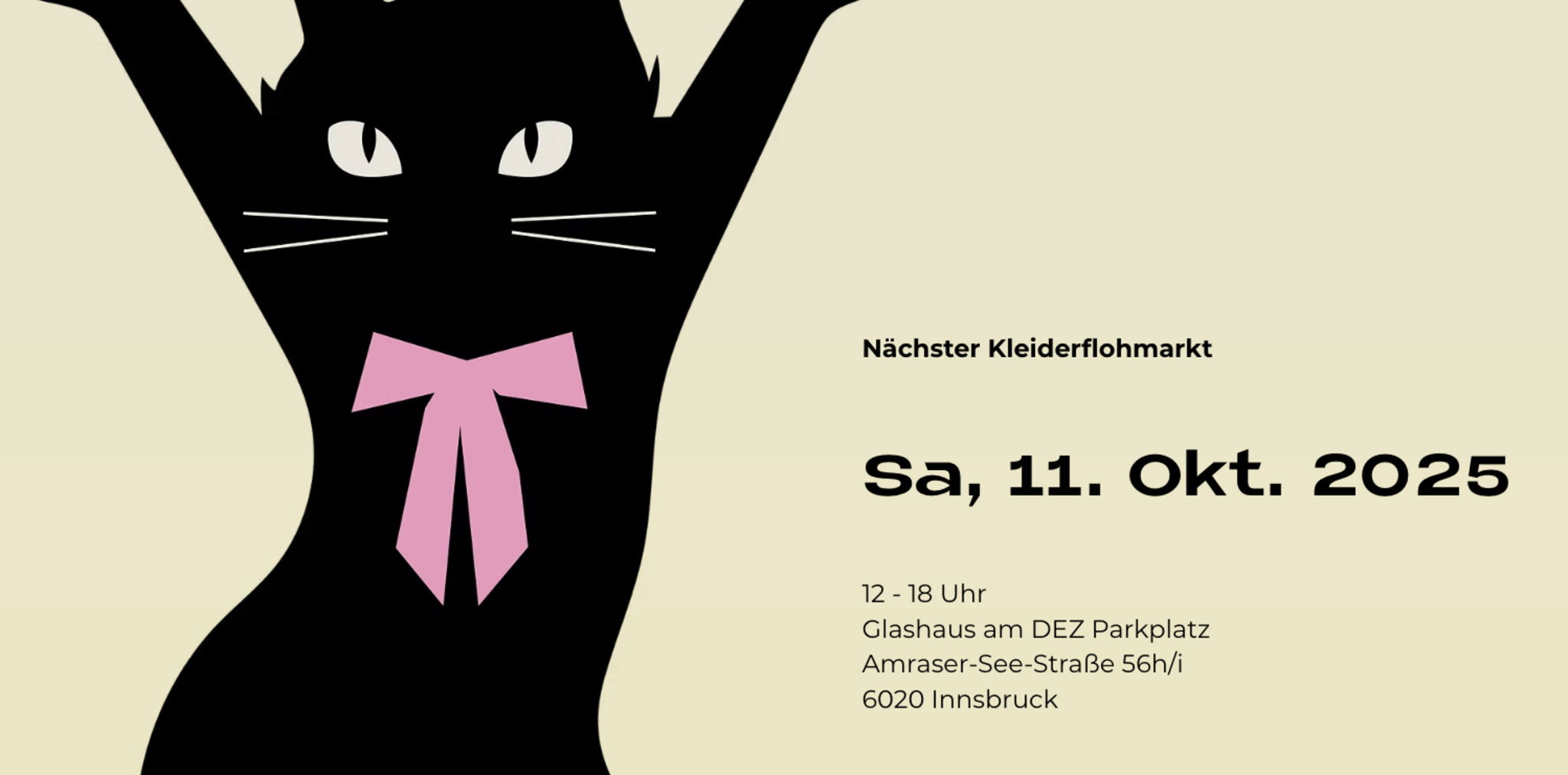 Kleiderflohmarkt Fesche Katz im DEZ