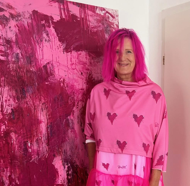 Pink Art-Ausstellung von Ela Reitinger in Zell an der Pram