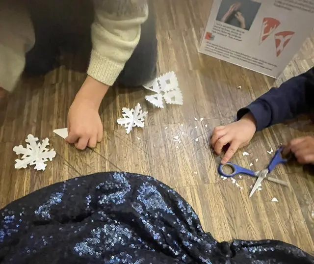 Schneeflocken-Werkstatt im Lignorama Riedau