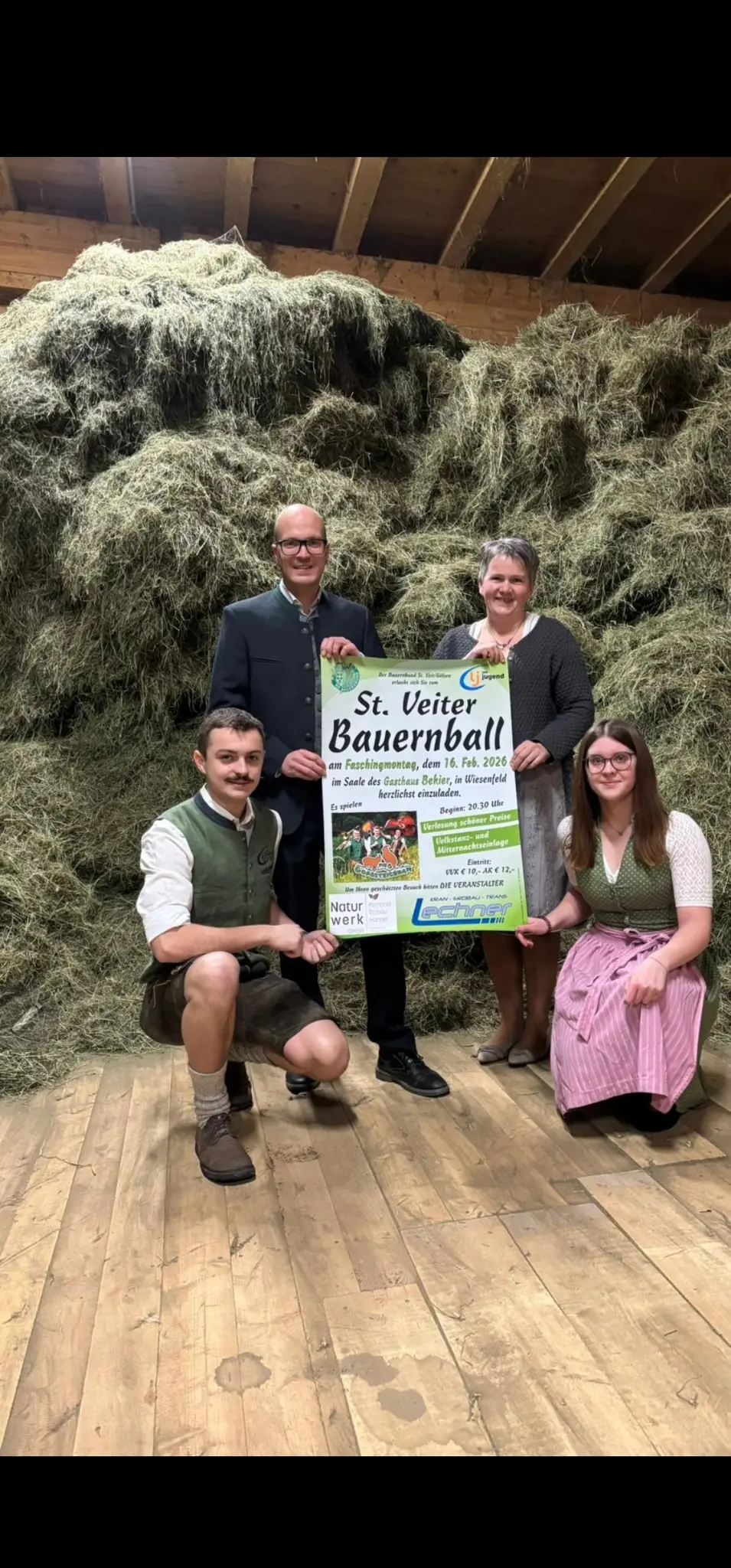 Traditioneller Bauernball in St. Veit lädt zum Feiern am Rosenmontag