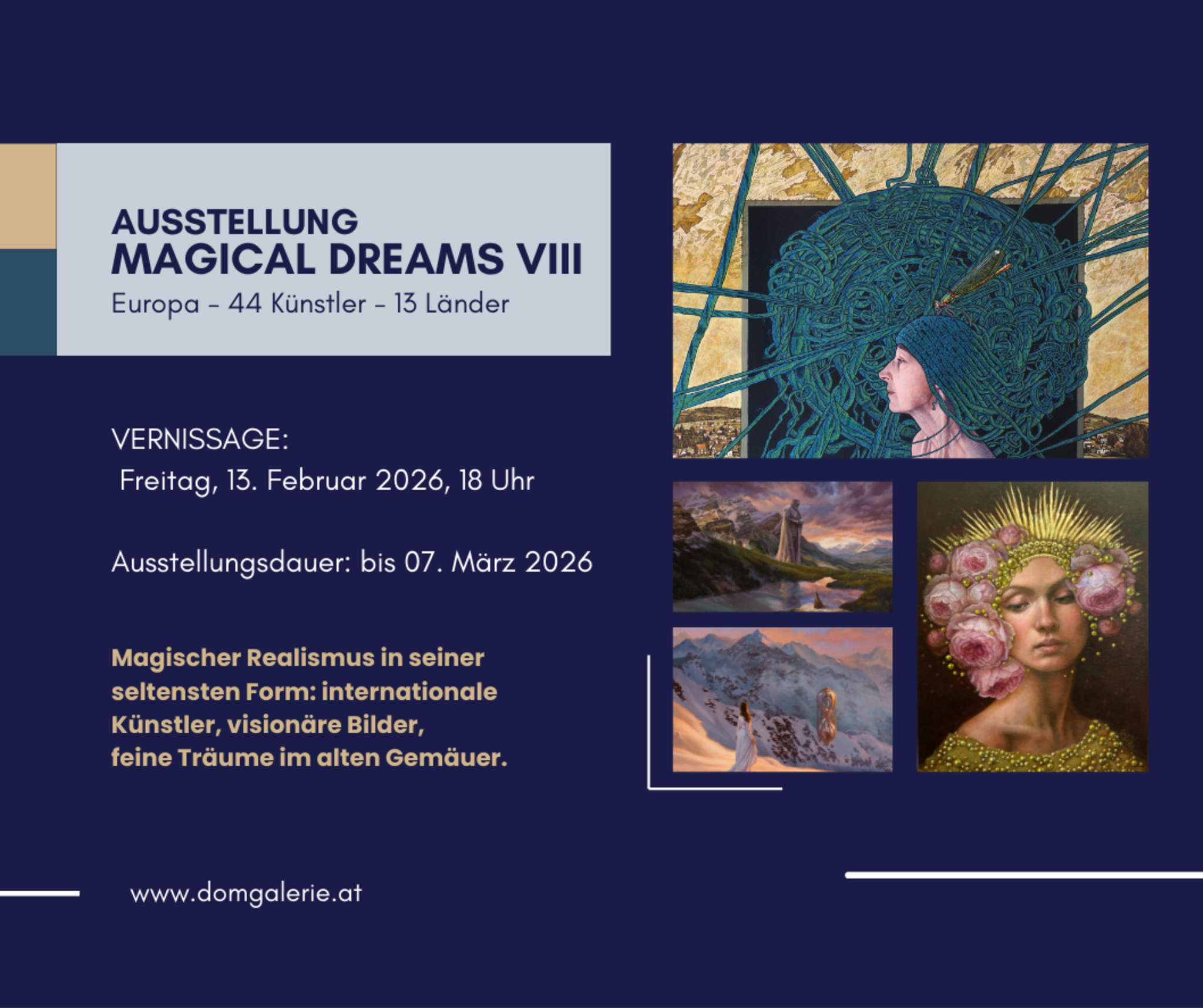 MAGICAL DREAMS VIII: Magischer Realismus exklusiv in der Dom Galerie