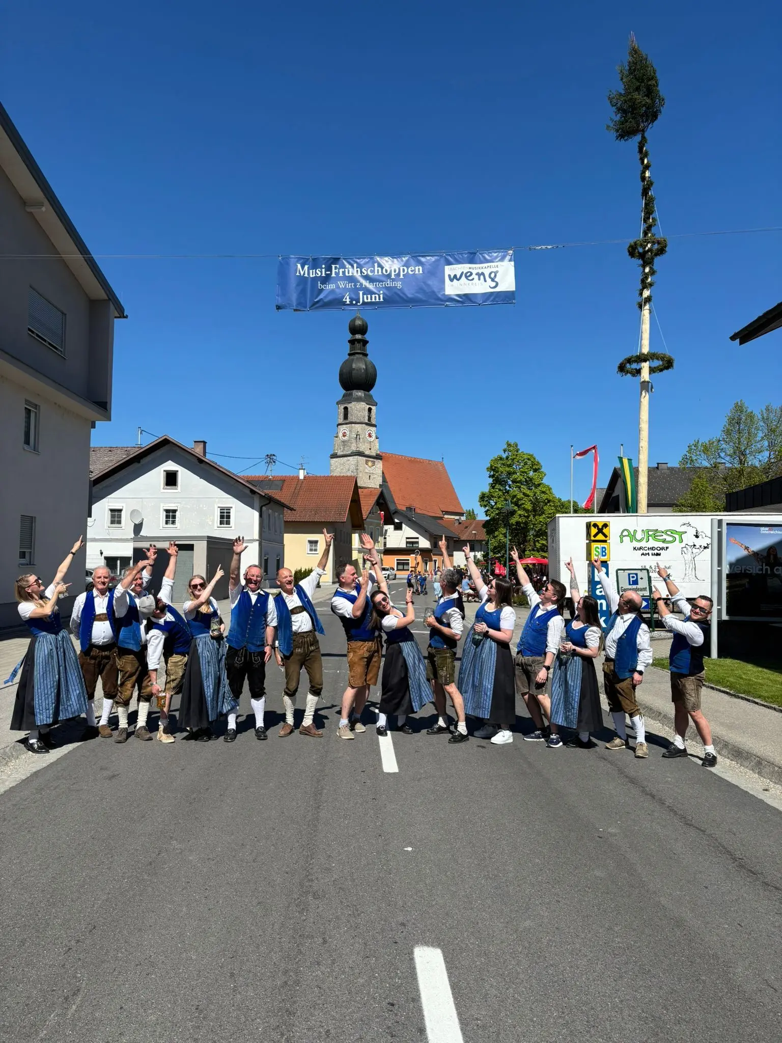 Frühschoppen in Weng lädt am 4. Juni zum geselligen Treffen ein