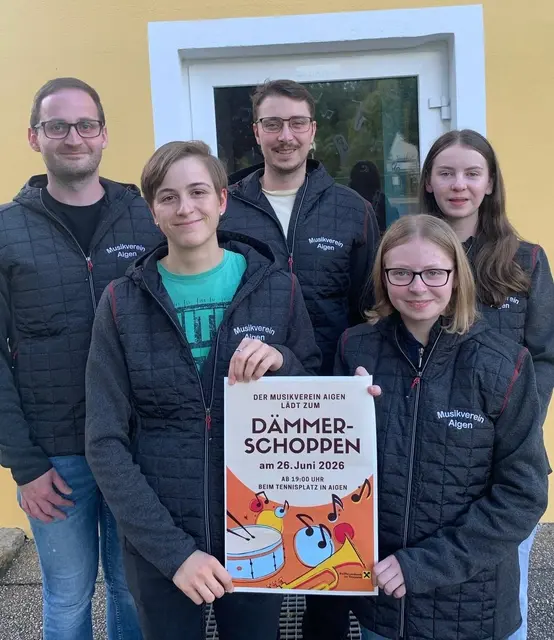Dämmerschoppen mit dem Musikverein Aigen