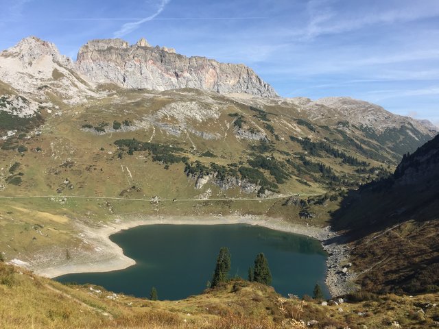 Formarinsee mit Roter Wand